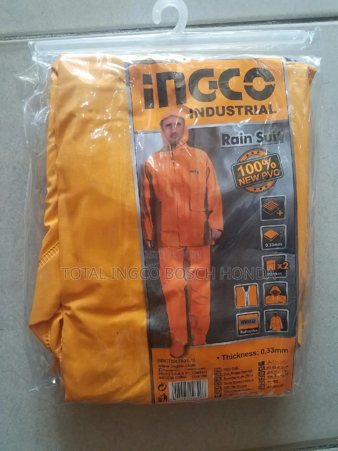 Ingco Industrial Raincoat Top Down for sale - Total Ingco Bosch Honda ...