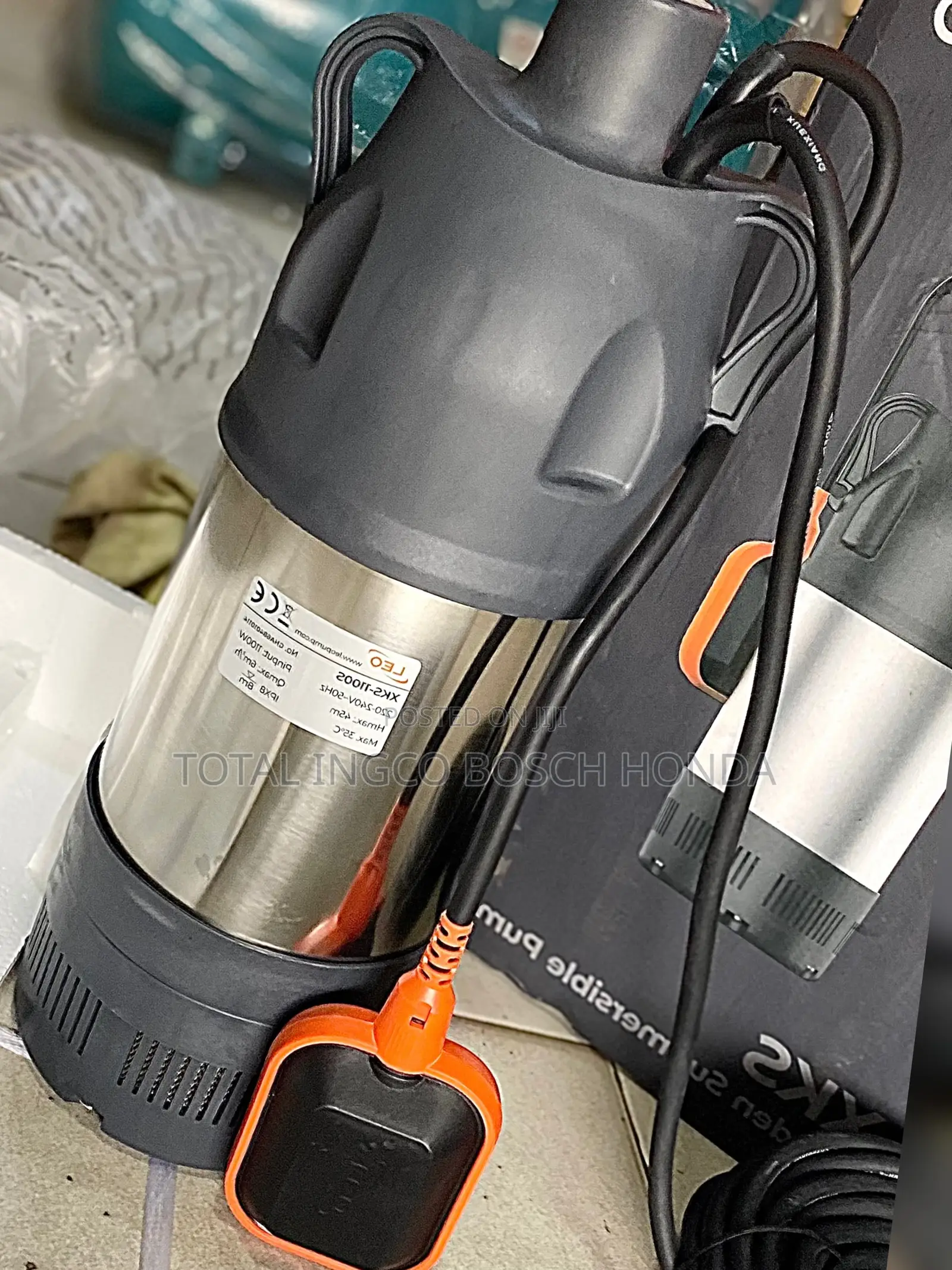 Leo Electric Stainless Submersible Pump Outlet At The Top With Float in ...