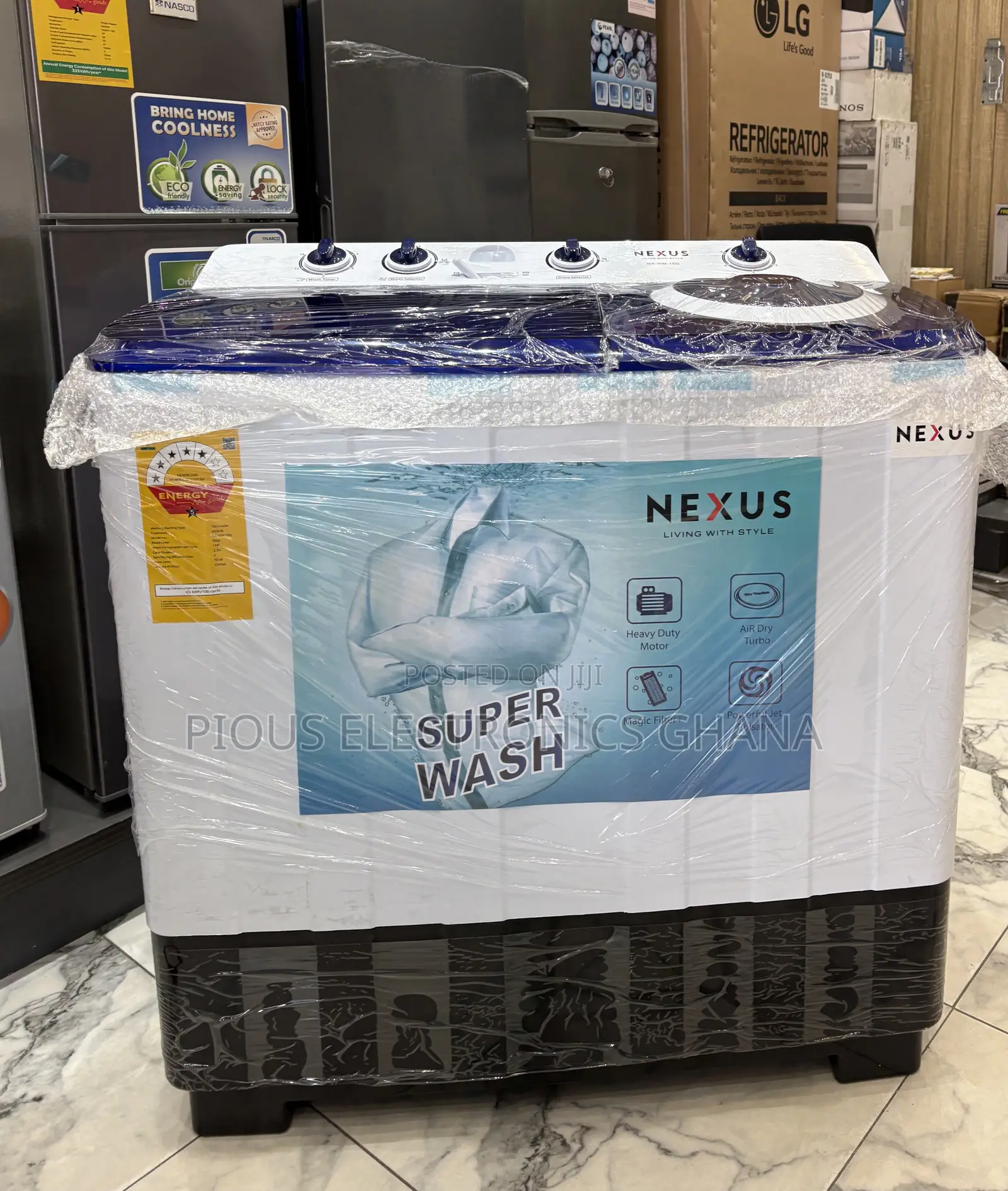 Energy Efficient Nexus 15kg Top Load Washing Machine. in Adabraka ...