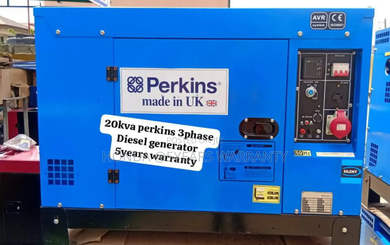 Blue Black 3phase Perkins 20kva Diesel Generator Silent 20kv in Accra ...