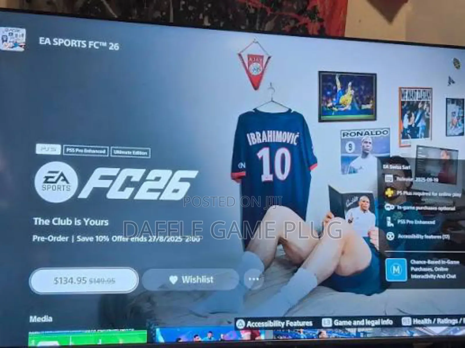 Fc 26 Account (Ps4/Ps5) – Lifetime Warranty Instant Delivery in Labadi ...