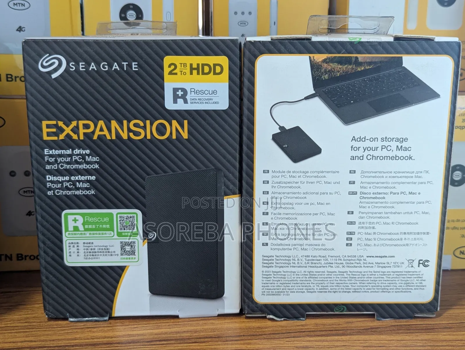 Seagate 2tb External Hard Drive in Circle - Computer Hardware, Asoreba ...