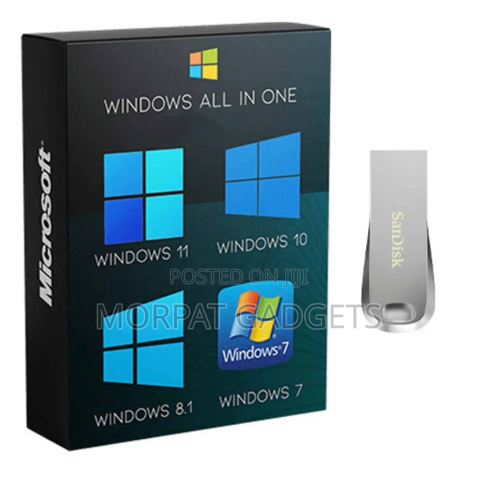Windows 7-11 (All-in-One) Bootable Usb Pendrive With Lifetime License in Lapaz - Software ...