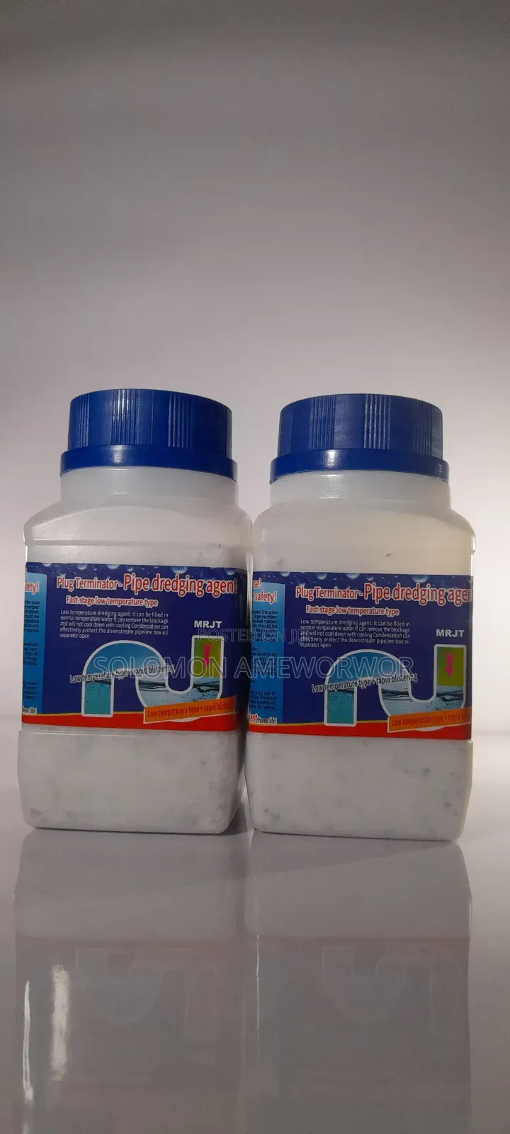 MRJT Block Terminator Pipe Dredge Agent + Free Fruity Fragrance Gel in ...