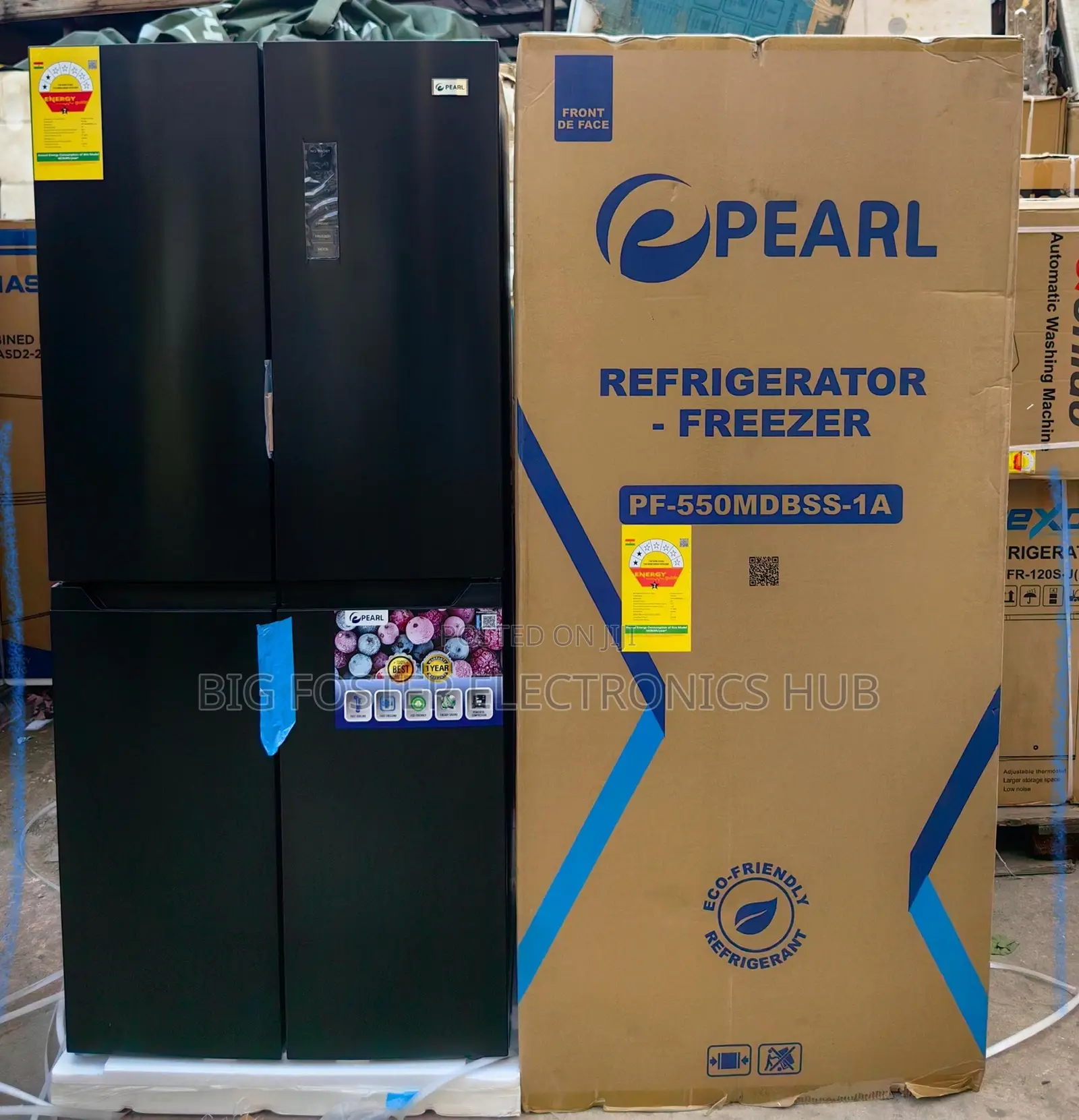 Remarkable, Pearl 430 Ltr,French Door‘ Side by Side Fridge Freezer in ...