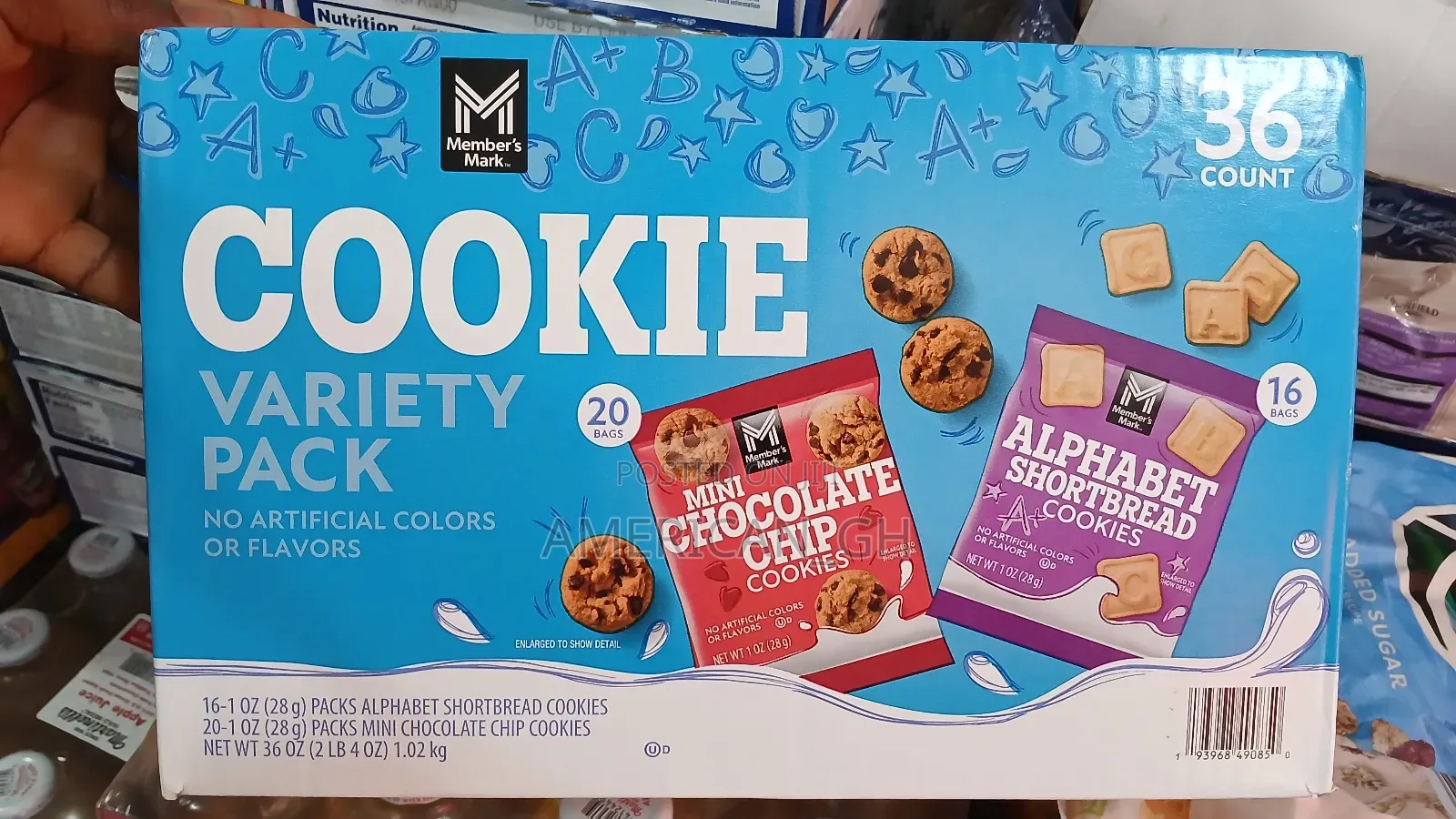 Members Mark Cookie Variety Pack, 36 Count. in Accra Metropolitan ...