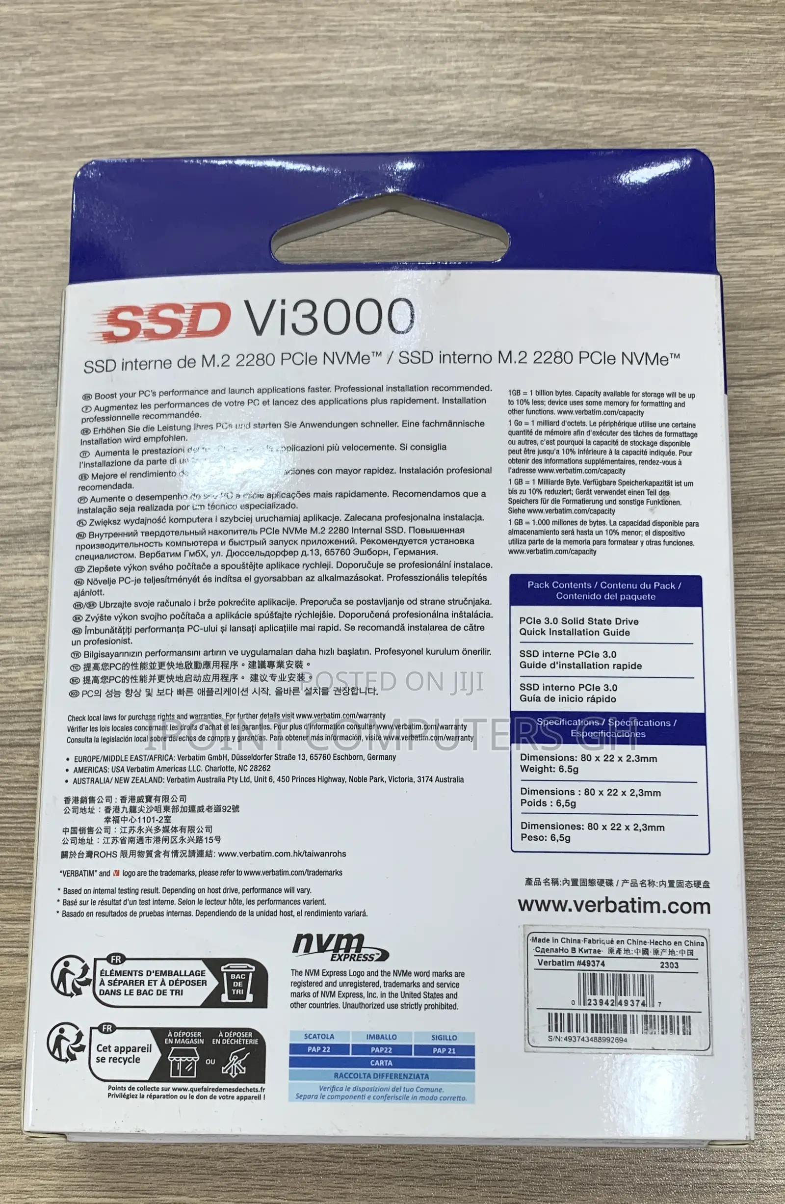 SSD Verbatim in Lapaz - Computer Hardware, Kojo Point | Jiji.com.gh