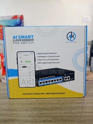 8 Port Poe Switch Ai Smart Cloud Managed Poe Switch in Lapaz ...