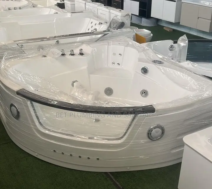 European Sensor Jacuzzi Bathtub _Built in Speaker and Led Bathtub in ...
