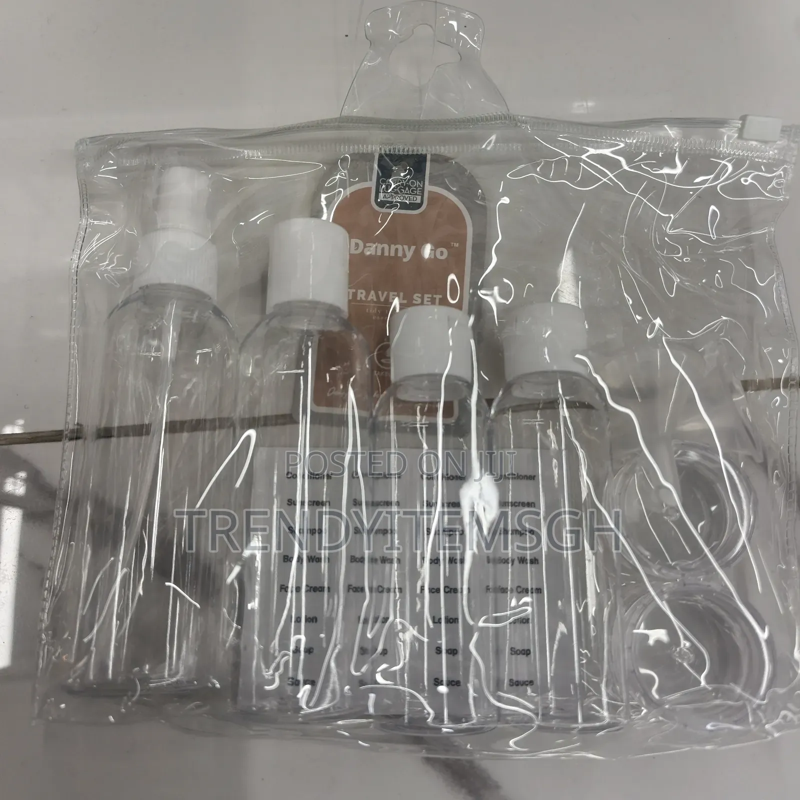7pcs Portable Travel Size Liquid Cosmetic Container Bottle Set in ...