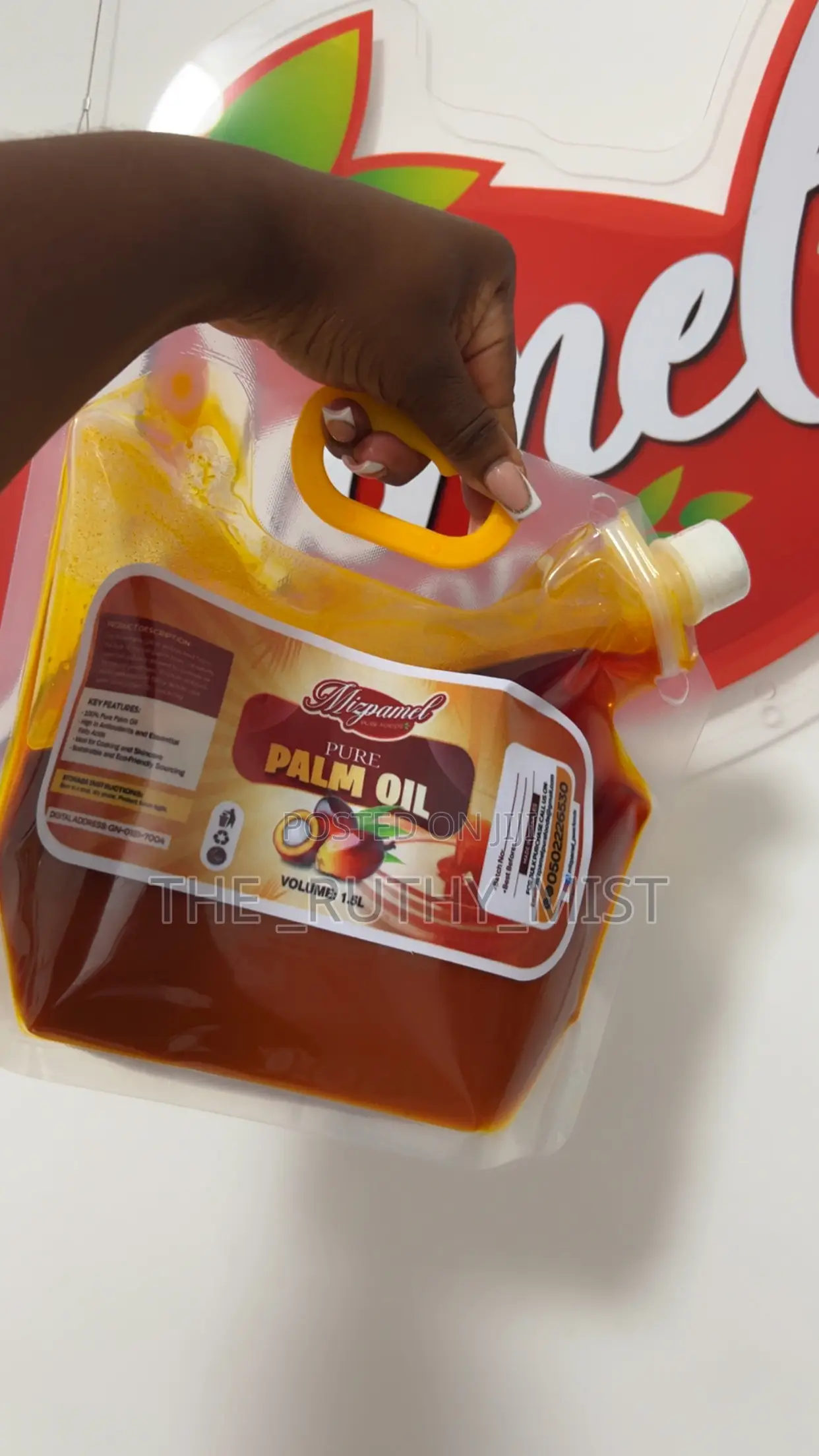 Original Dzomi, No Color Added!(Pure Palm Oil) 2.5l and 1.5l in Tema ...