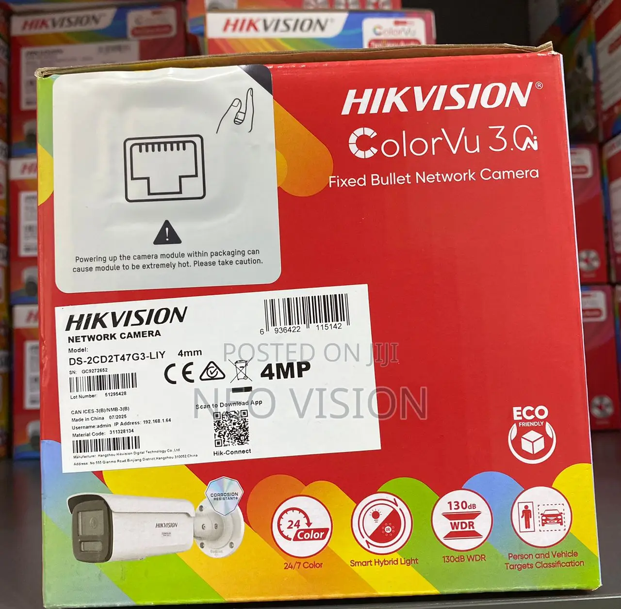 Hikvision 4mp Colorvu Bullet Acusense for sale - Neo Vision Price: GH ...