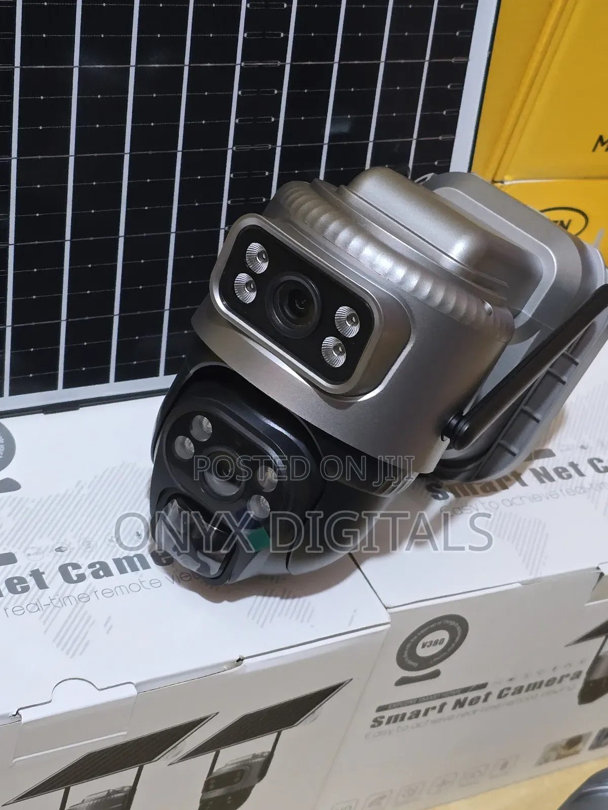 Solar Smart Dual Lens Quality CCTV Camera. for sale - Onyx Digitals ...