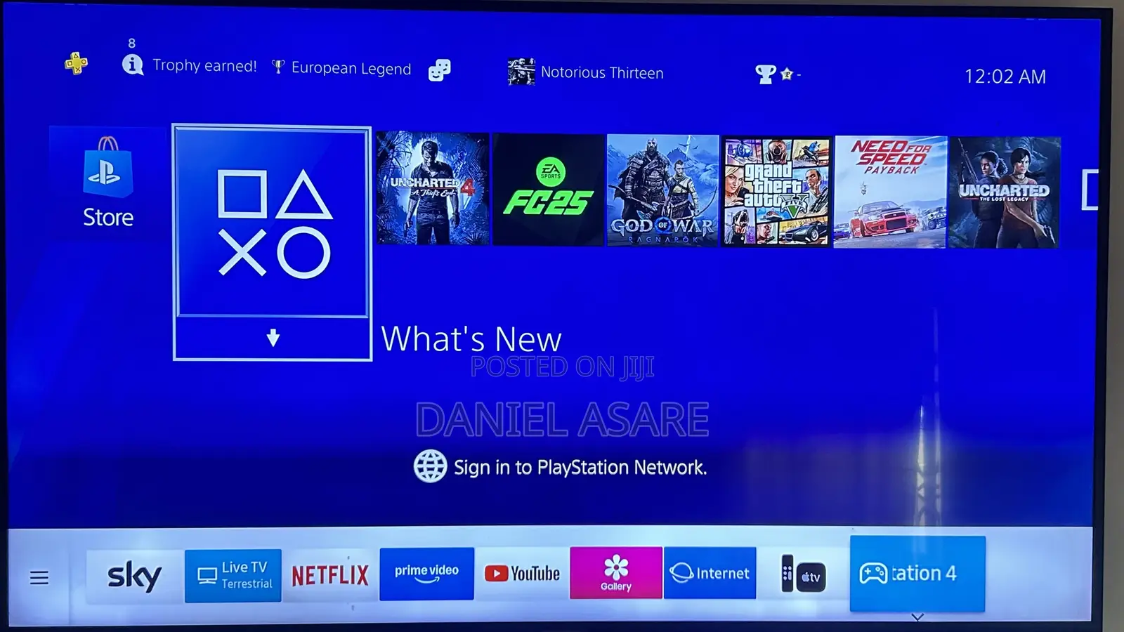 Playstation 4 Pro 1tb With 7 Offline Games in Accra Metropolitan ...