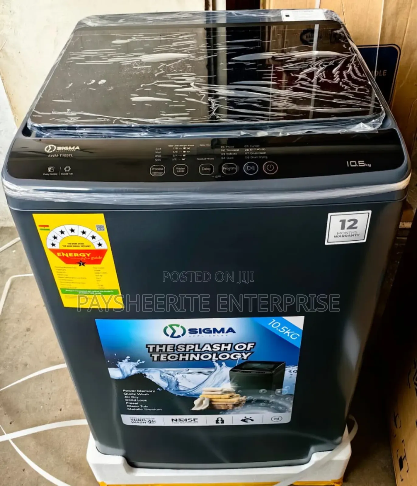 7 Star Sigma 10.5kg Top Laod Fully Automatic Ghc3350 in Accra ...