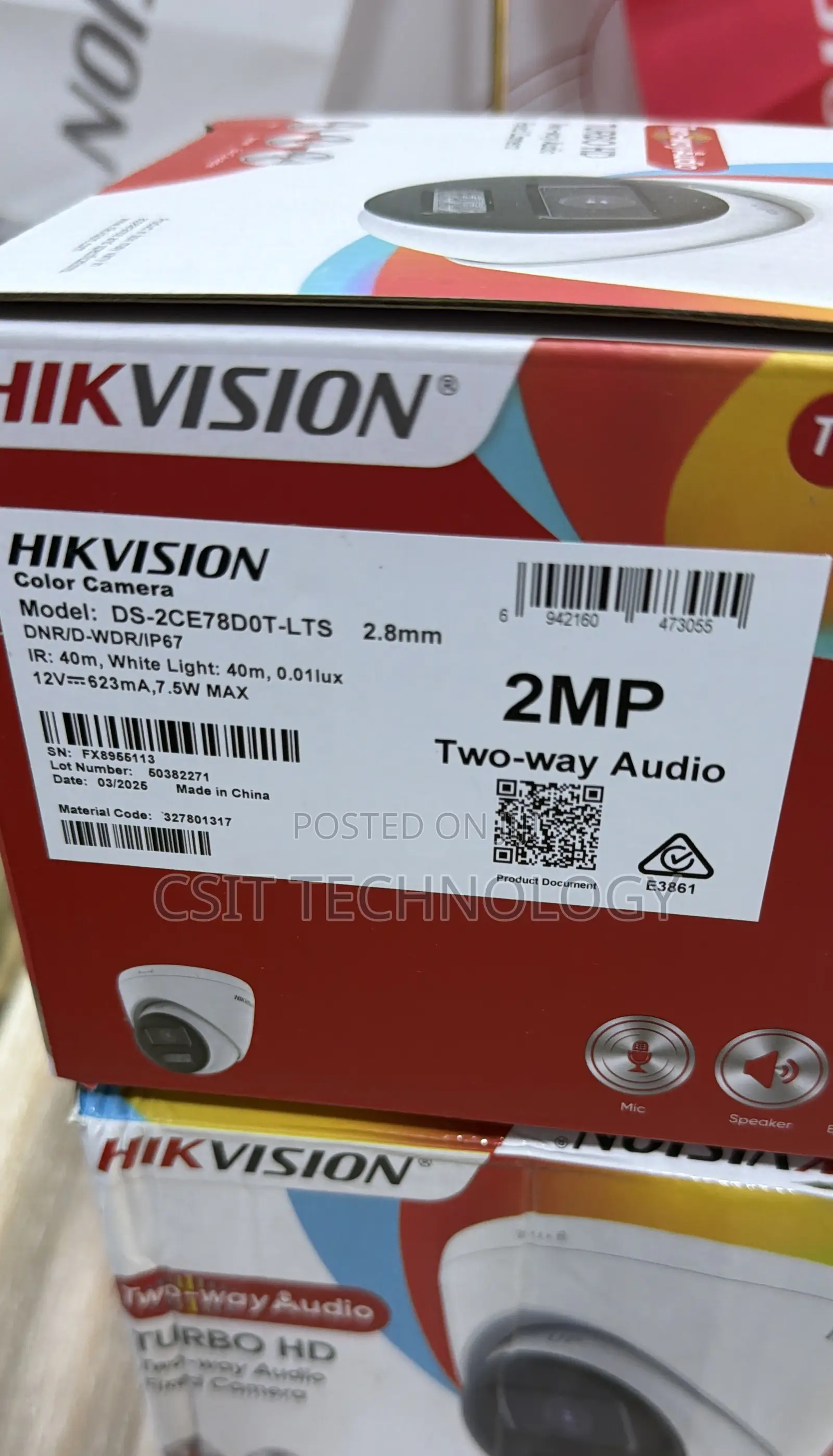 Hikvision Color Camera Ds-2ce78d0t-LTS 2mp in Greater Accra - Security ...