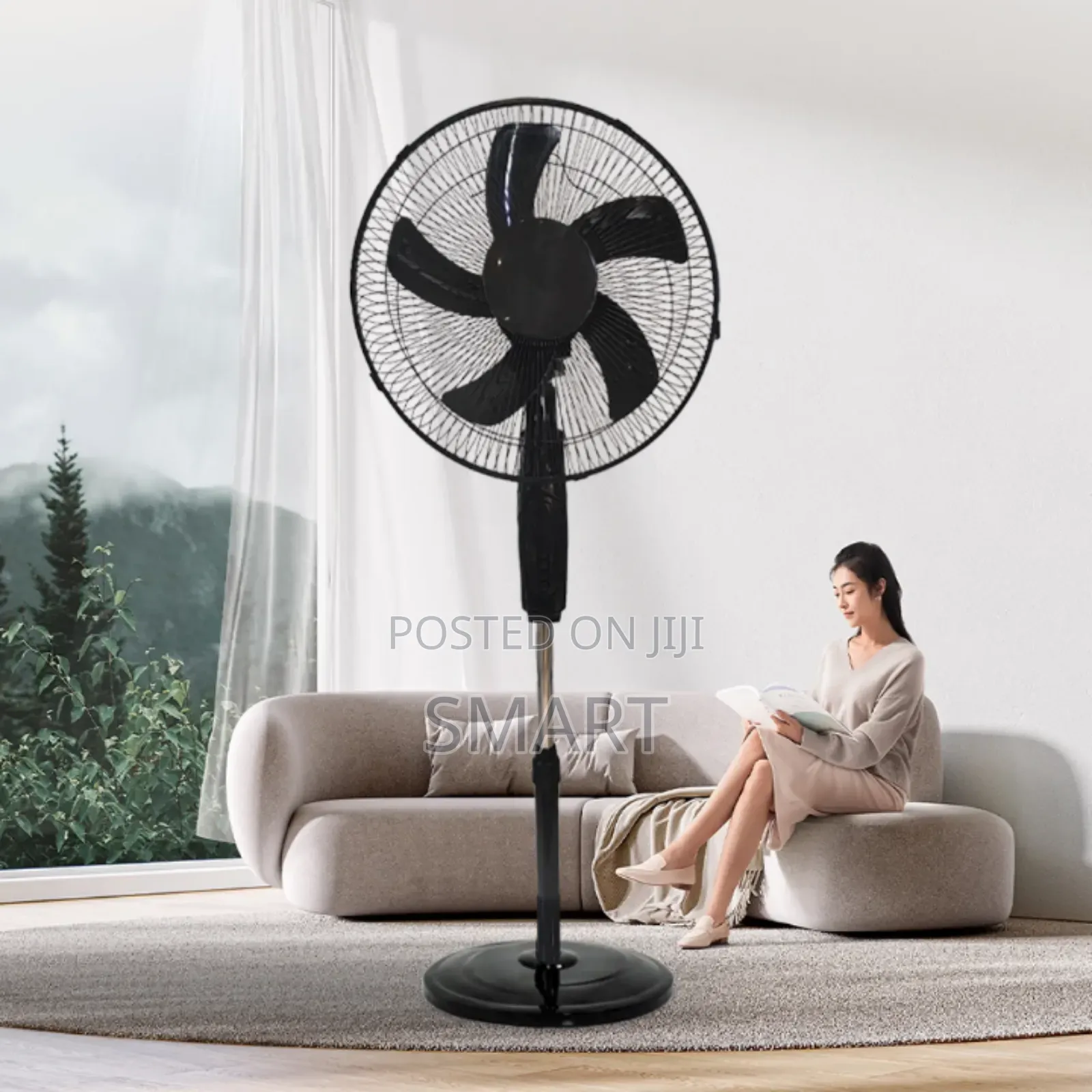 16 Inch Rechargeable Electric Solar Music Fan, Bluetooth and Panel in ...