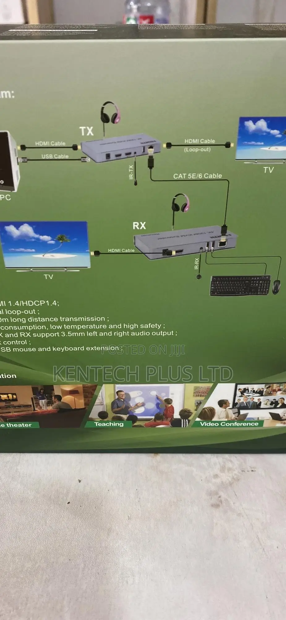 120m KVM Ip Hdmi Extender,120m Hdmi Extender KVM Ip+Usb in Madina ...