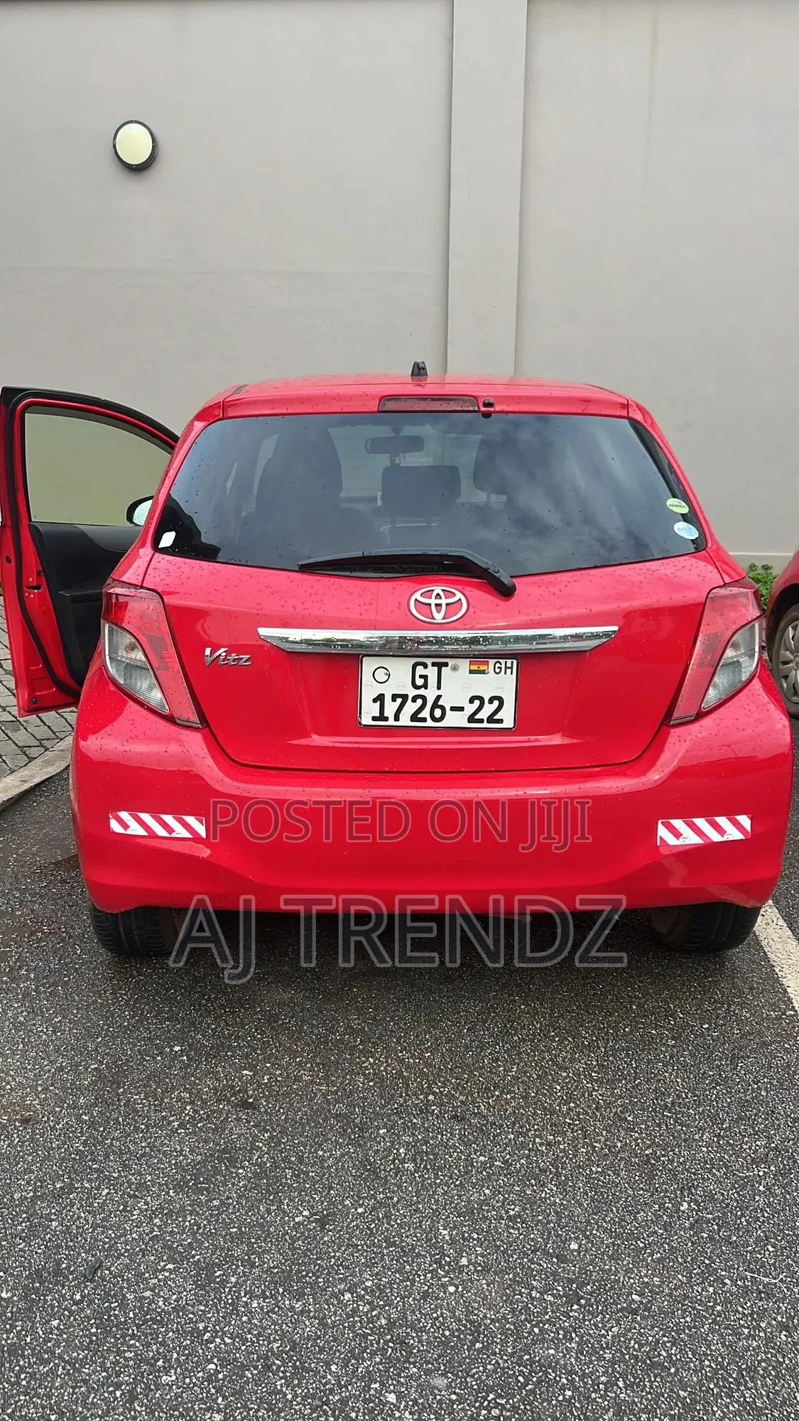 Toyota Vitz 2012 Red in Kumasi Metropolitan - Cars, Aj Trendz | Jiji.com.gh