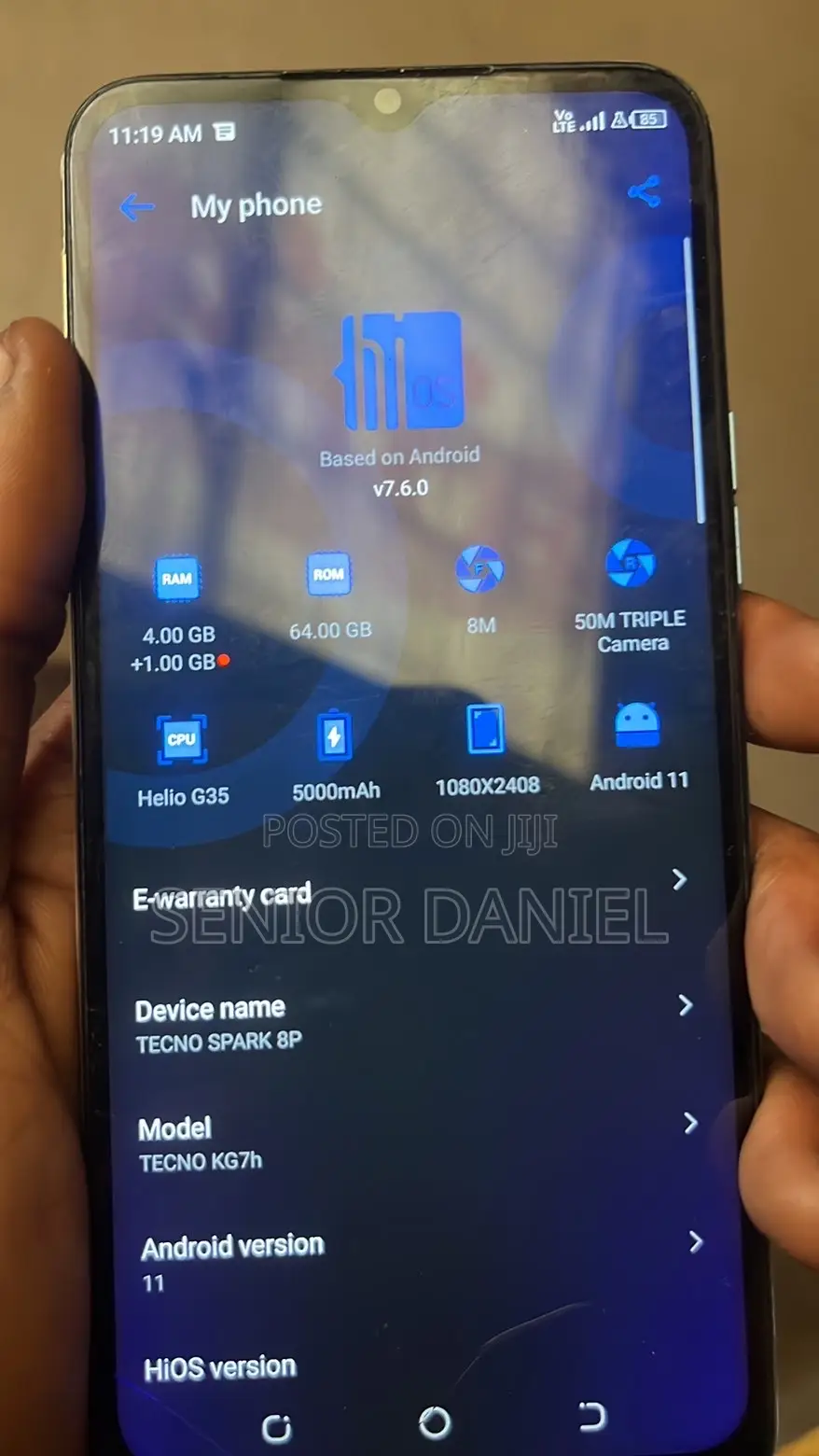 Tecno Spark 8P 64 GB Blue in Kumasi Metropolitan - Mobile Phones, Senior Daniel | Jiji.com.gh