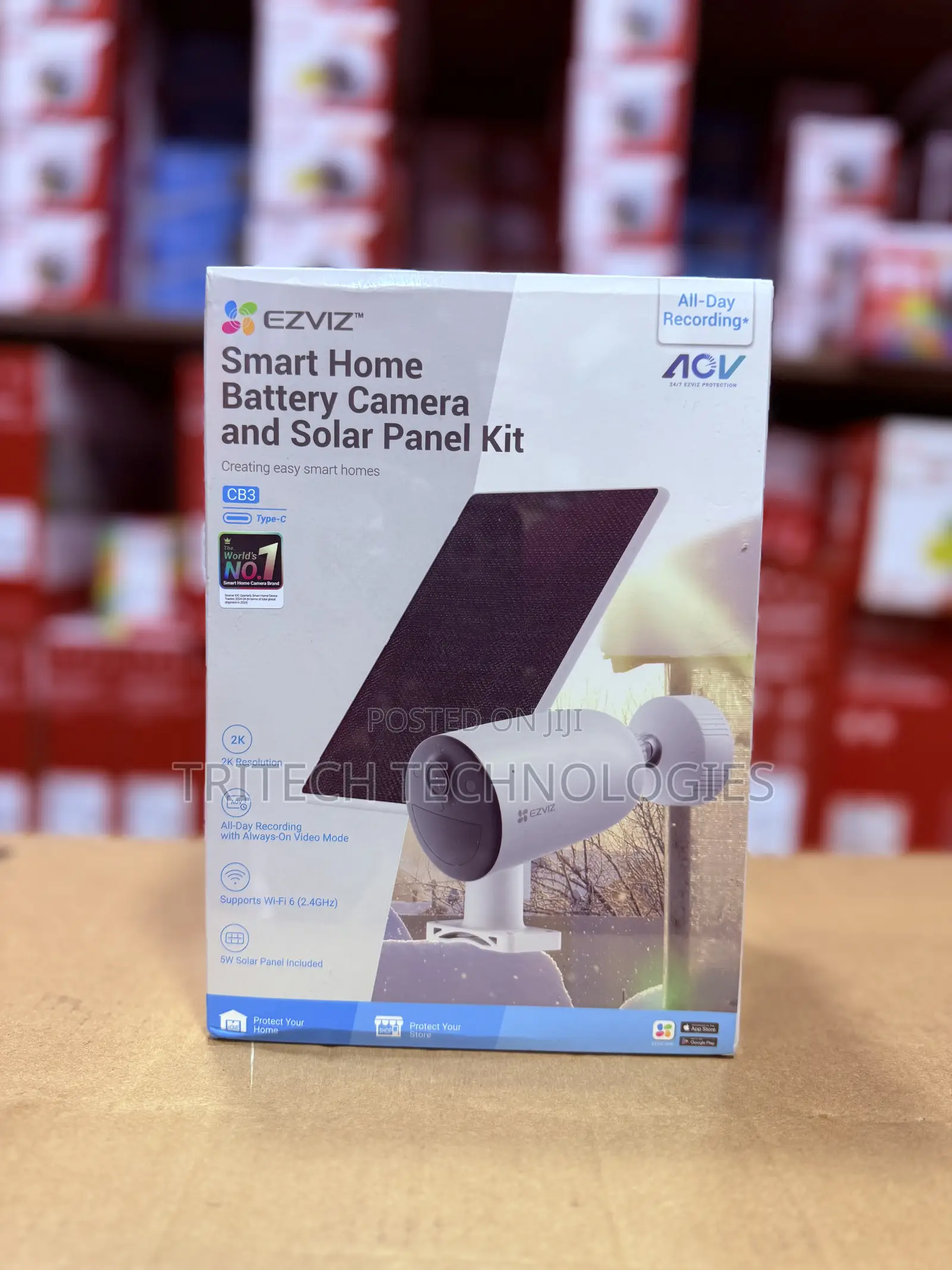 Ezviz Cb3 Outdoor Wi-Fi Camera With Solar Panel Standalone in Lapaz - Security & Surveillance ...