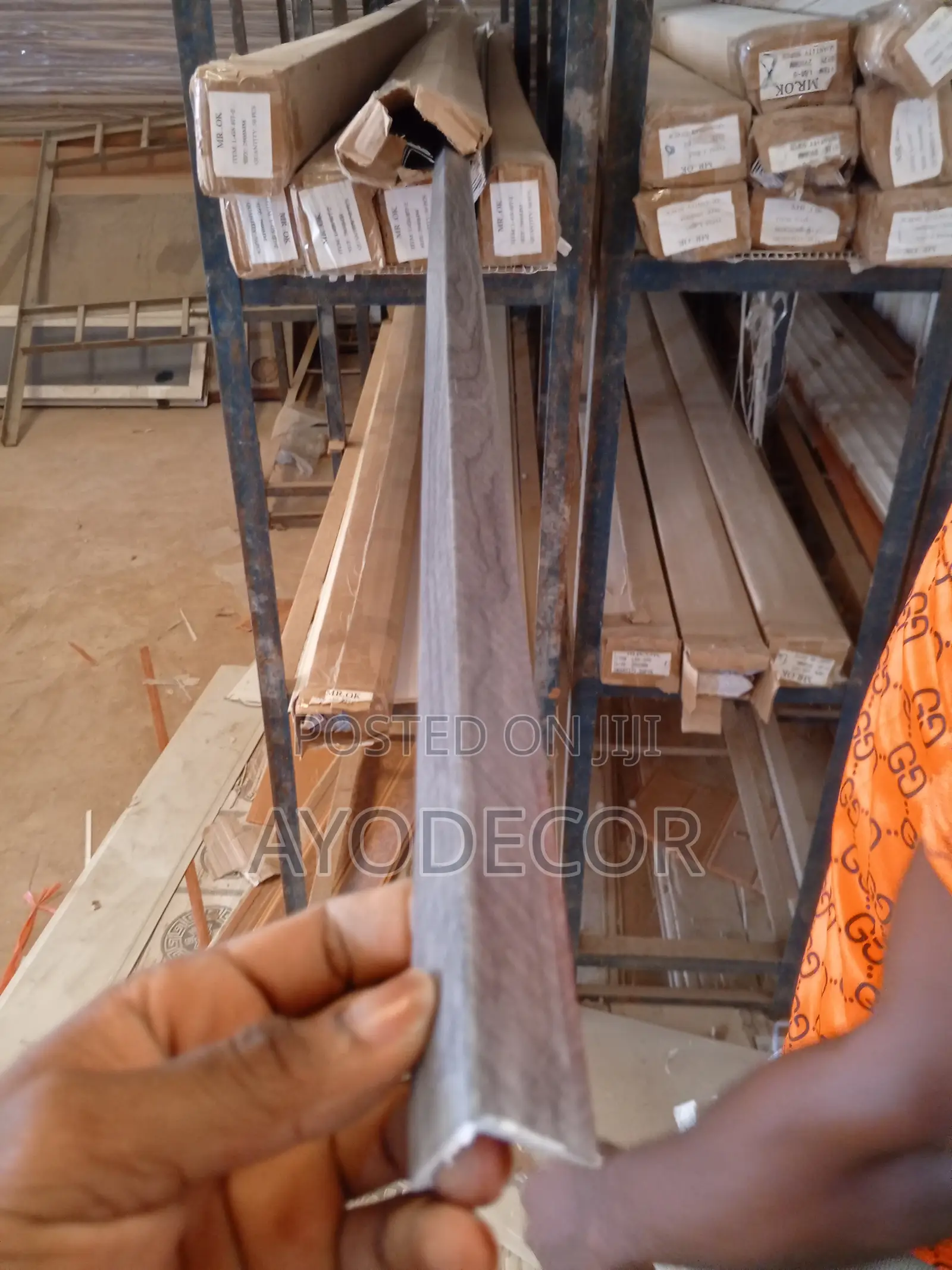 WPC Panel Mould Trim – 4cm X 9.5ft for Fluted Panels Finishing in Accra ...