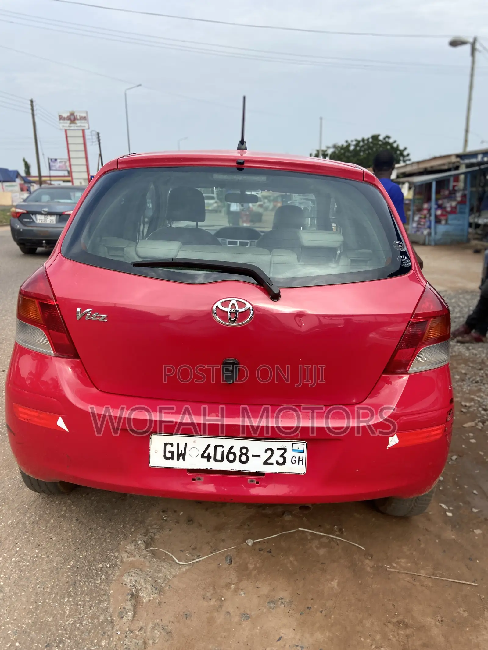 Toyota Vitz 2010 Red in Madina - Cars, Okyere Bright | Jiji.com.gh