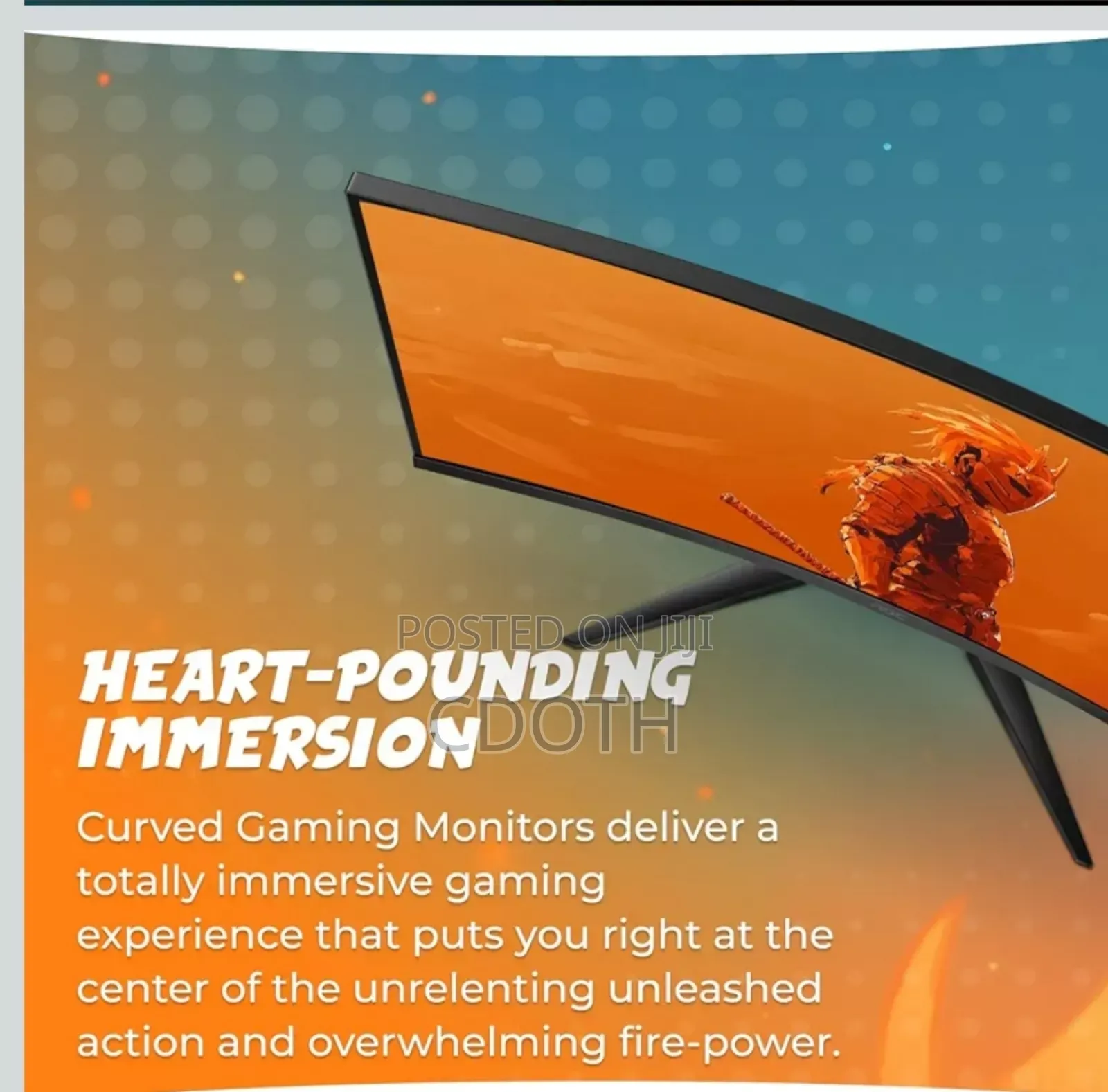 Aoc Curve Gaming Monitor 32 Inches Broken Screen in Teshie - Computer ...