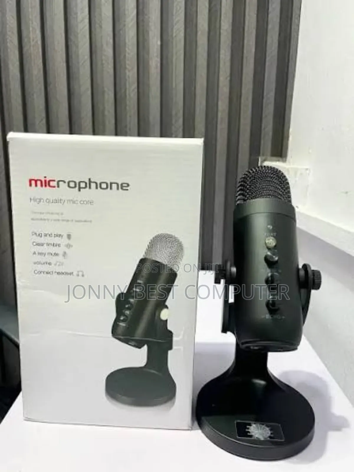 Table Top Microphone in Circle - Accessories & Supplies for Electronics ...