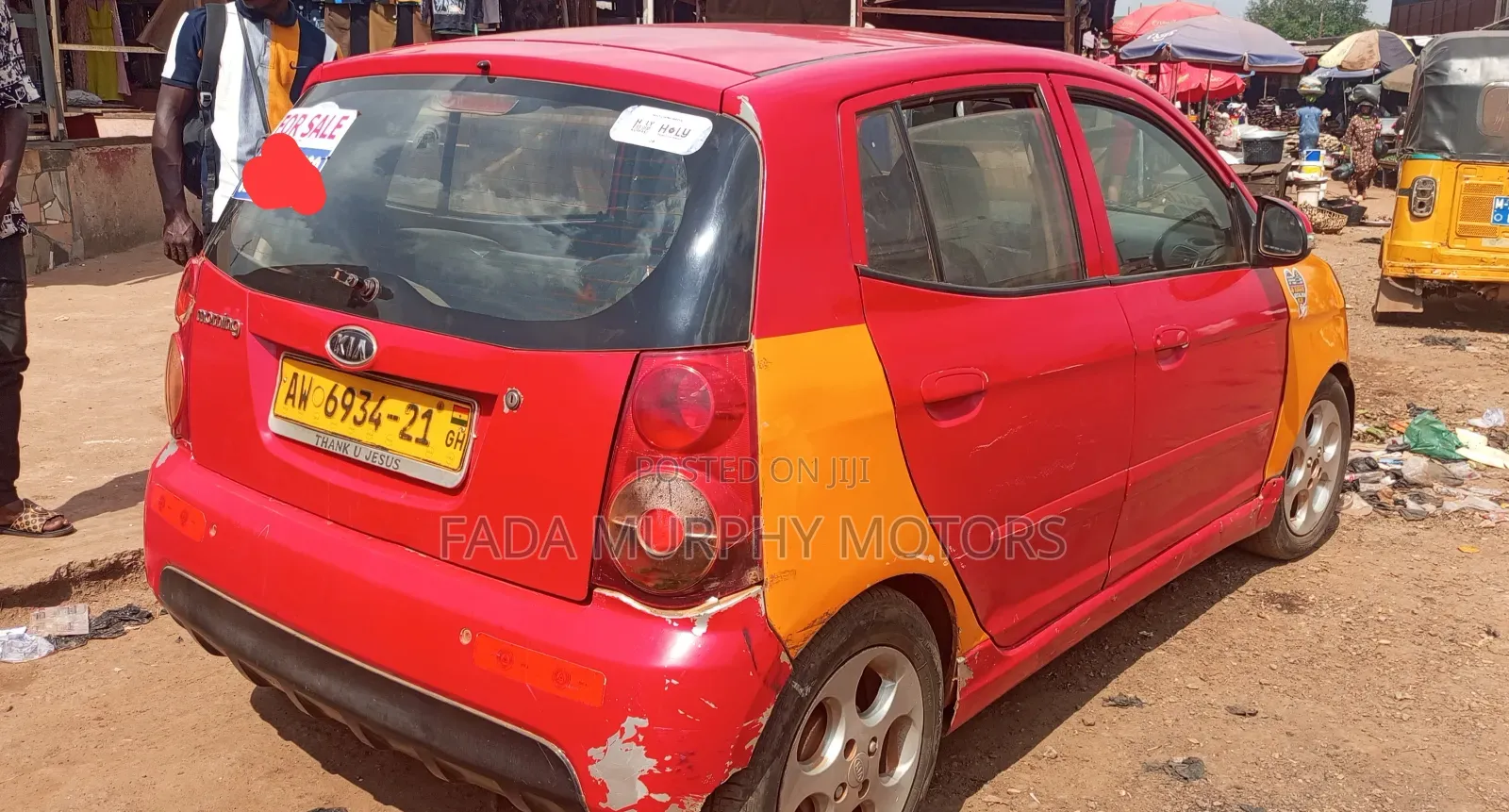 Kia Morning 2008 Red in Kumasi Metropolitan - Cars, Fada Murphy | Jiji ...