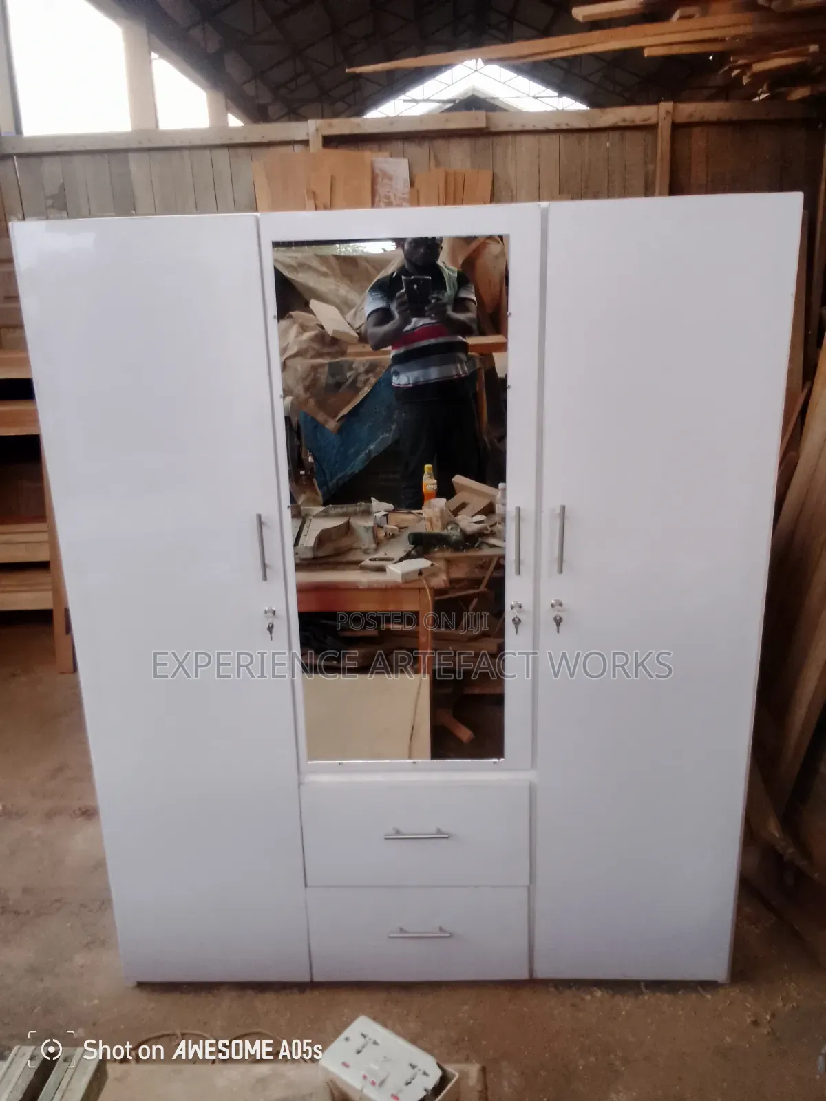 Wardrobe Cabinet Two Drawers in Kumasi Metropolitan - Furniture, Eric Djokoto | Jiji.com.gh