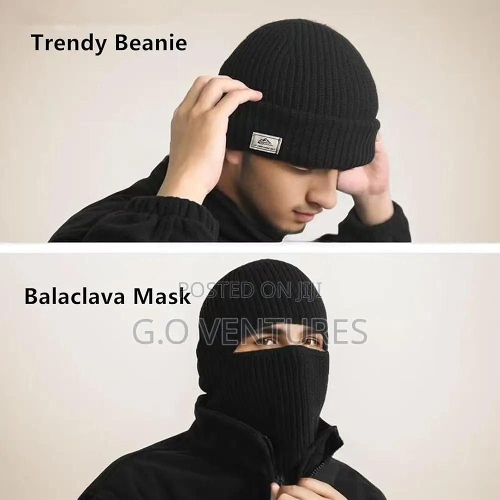 2 in 1 Knitted Ski Mask and Beanie in McCarthy Hill - Clothing ...