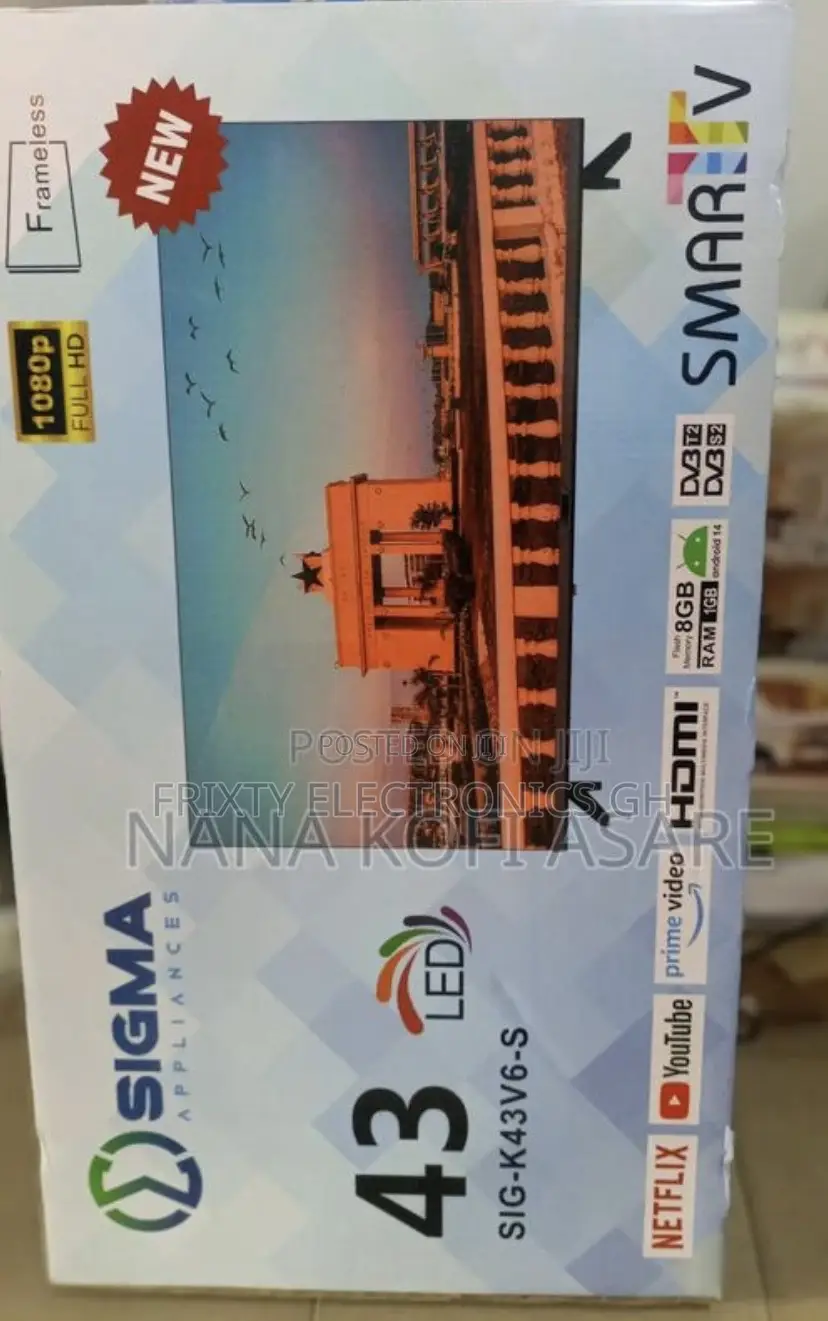 Zealous _ Sigma 43 Inch Uhd Android - Smart Led Tv in Accra ...