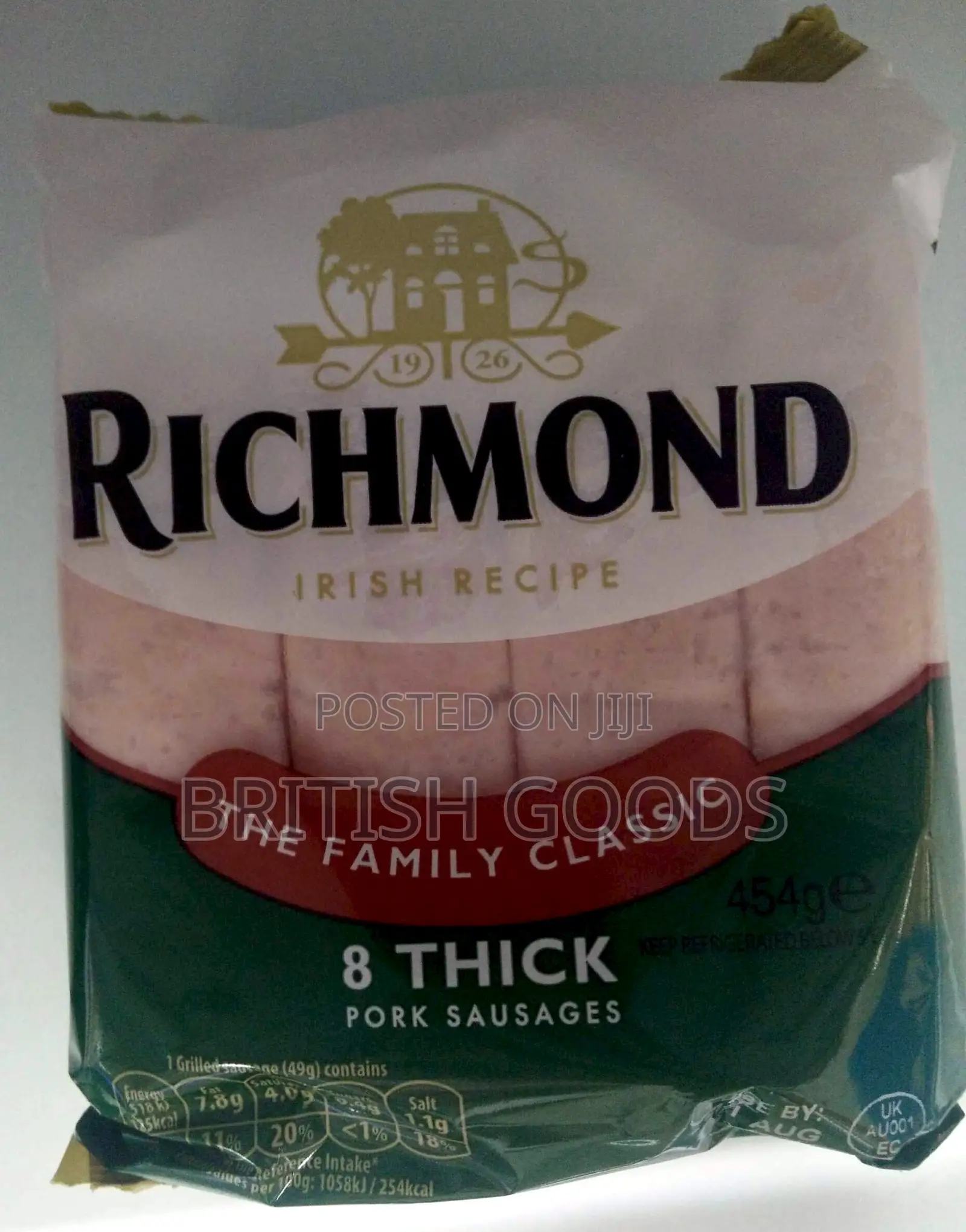 Richmond Pork Sausages in Accra New Town - Food & Beverages, British ...