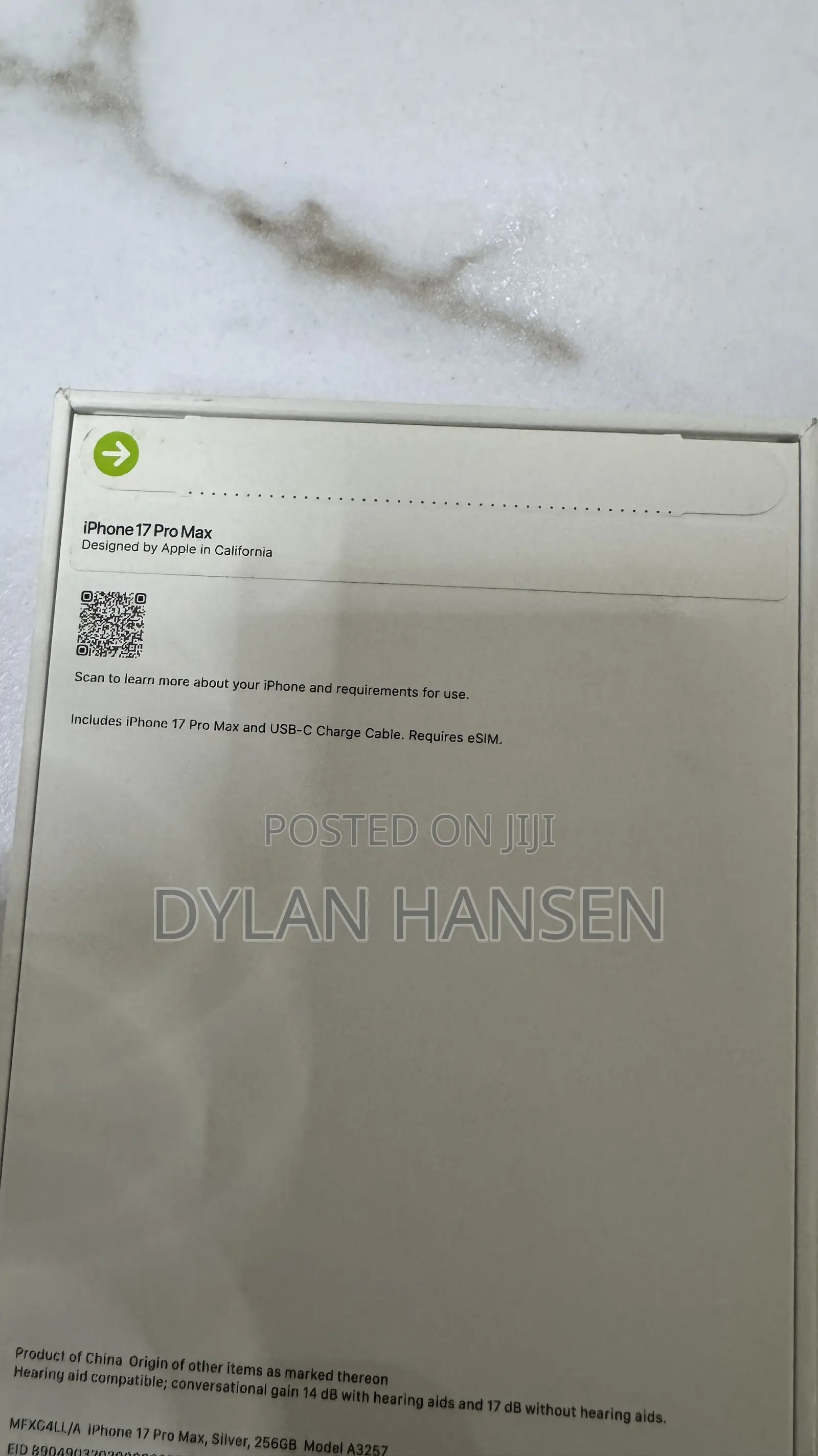 New Apple iPhone 17 Pro Max 256 GB Silver in Osu - Mobile Phones, Dylan Hansen | Jiji.com.gh