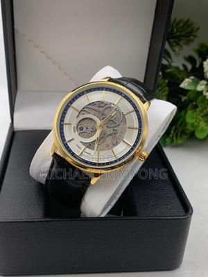 Black Leather Strap Keep Moving Watch in Abokobi - Watches, Michael ...