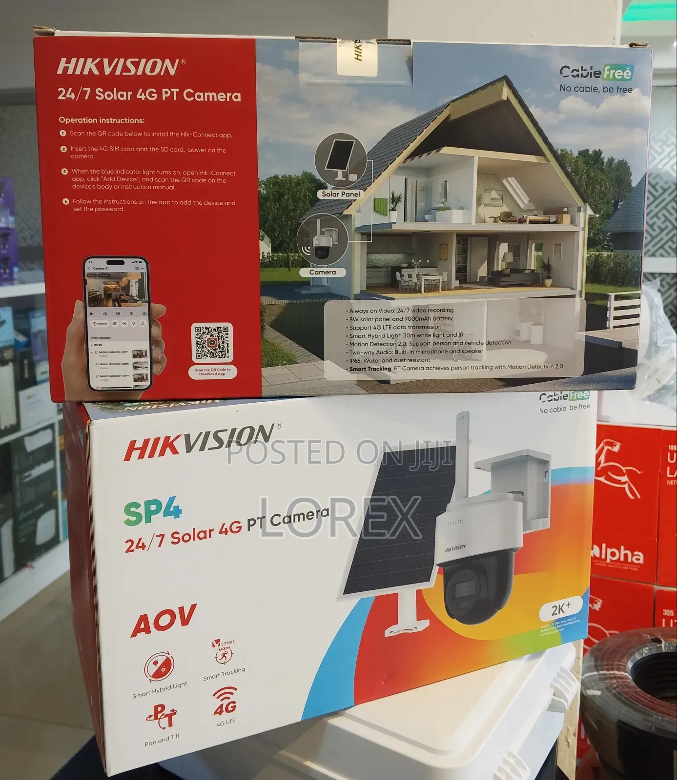 Hikvision Solar 4g Camera Single Lens Motion Detection 2.0 2cfsp4/4g in ...