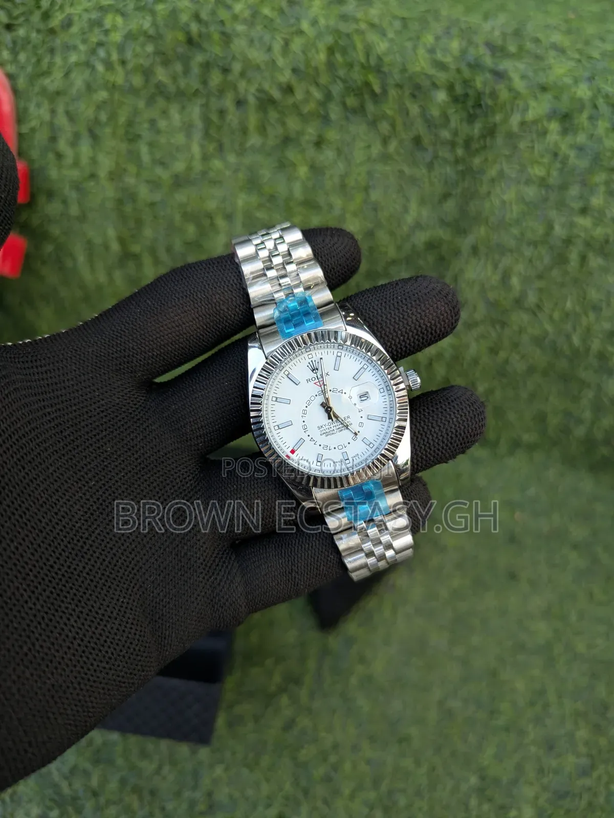 Rolex Oyster Date-Just Sky Dweller Watch in Osu - Watches, Brown ...