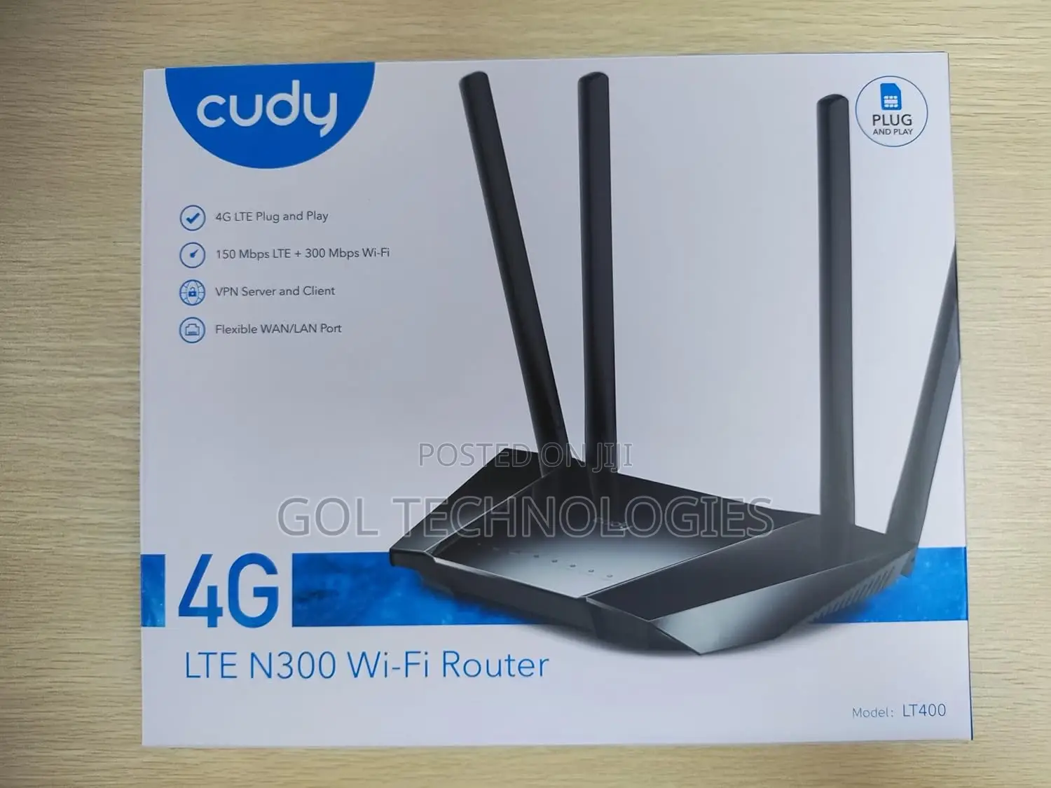 Cudy Sim 4g Wifi Router With a Nano-Sim Slot and Four Ethernet Ports ...