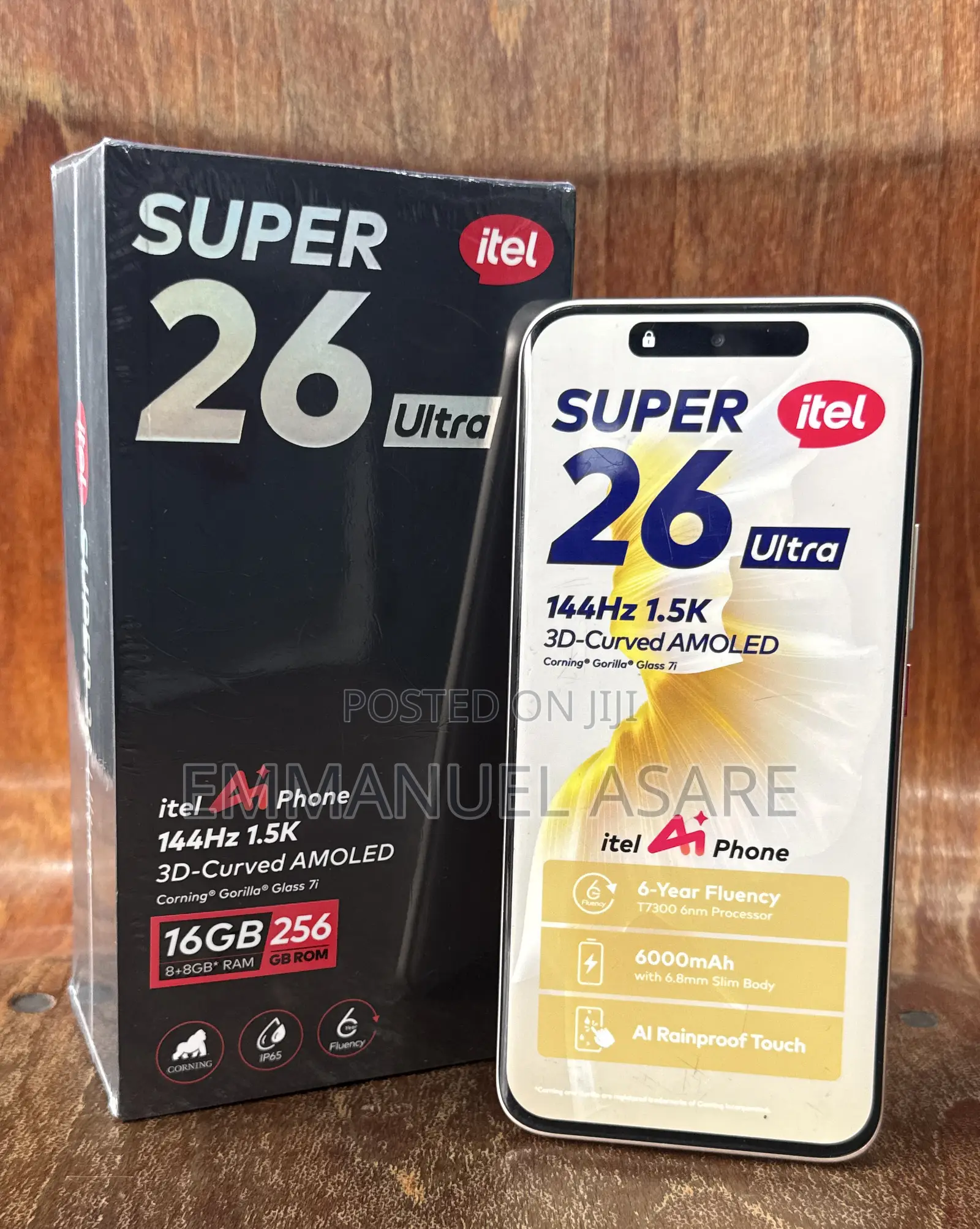 New Itel S26 Ultra 256 GB Gold in Circle - Mobile Phones, Emmanuel ...