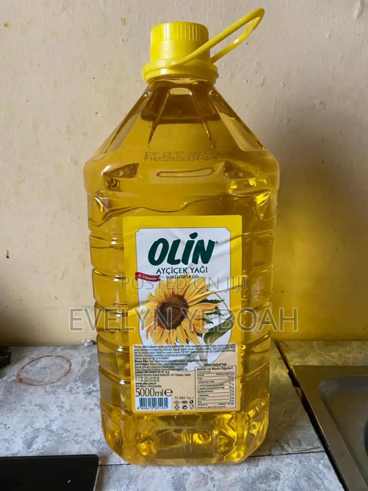 Olin Sunflower Oil in Kasoa - Food & Beverages, Evelyn Yeboah | Jiji.com.gh