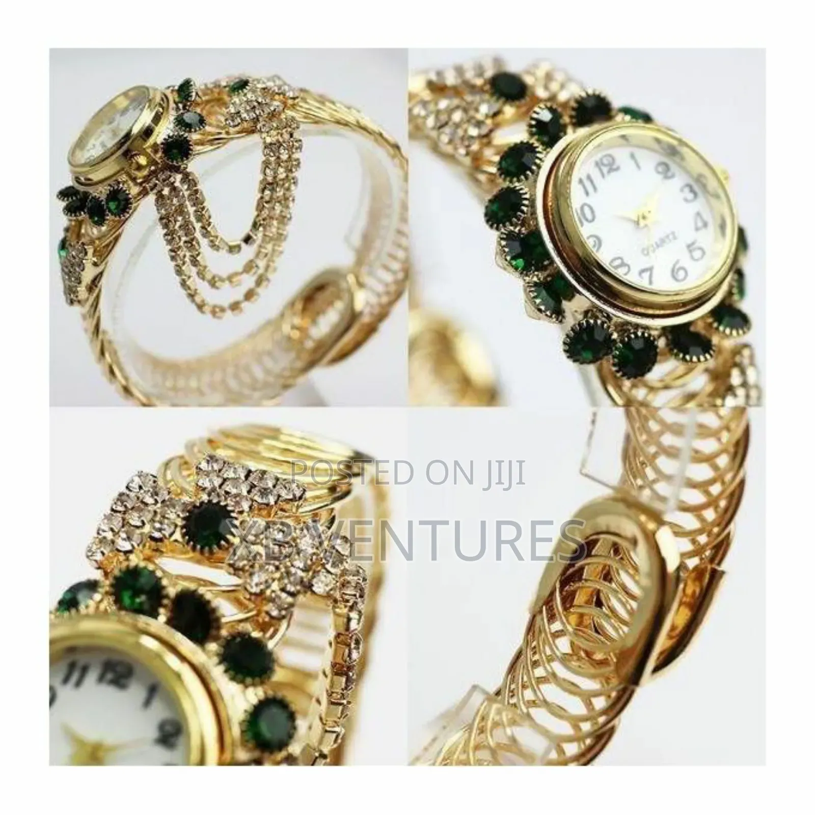 Women's Elegant Iced Gold Cuff Watch in Dansoman - Watches, Xb Ventures ...