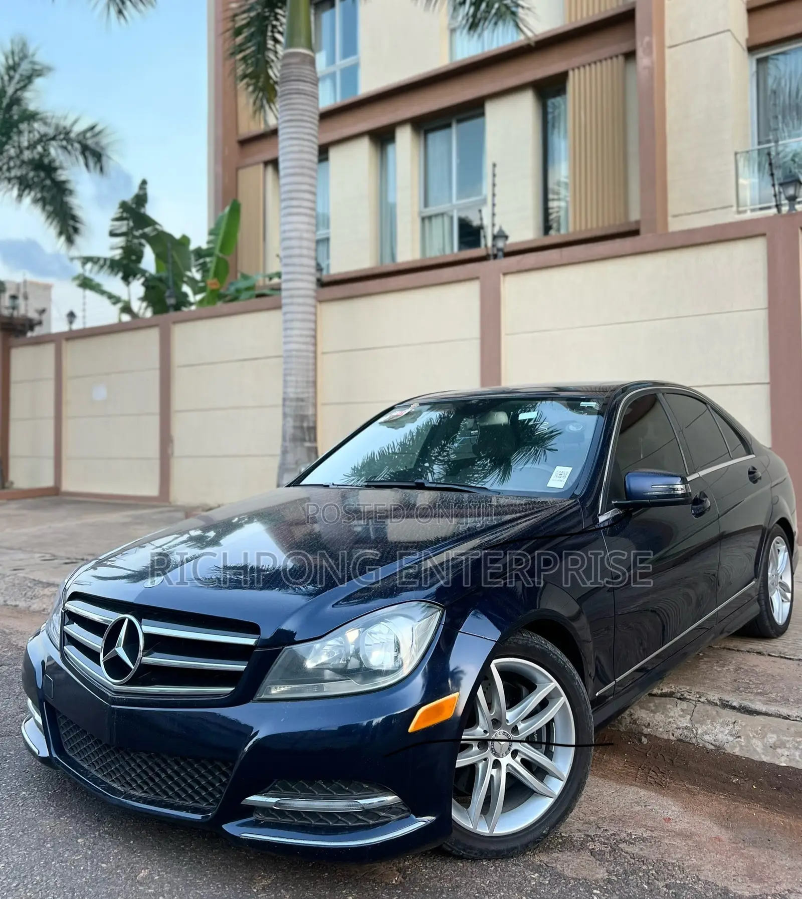 Mercedes-Benz C300 Sport 4Matic Sedan AWD (3.5L 6cyl 7A) 2014 Blue in ...