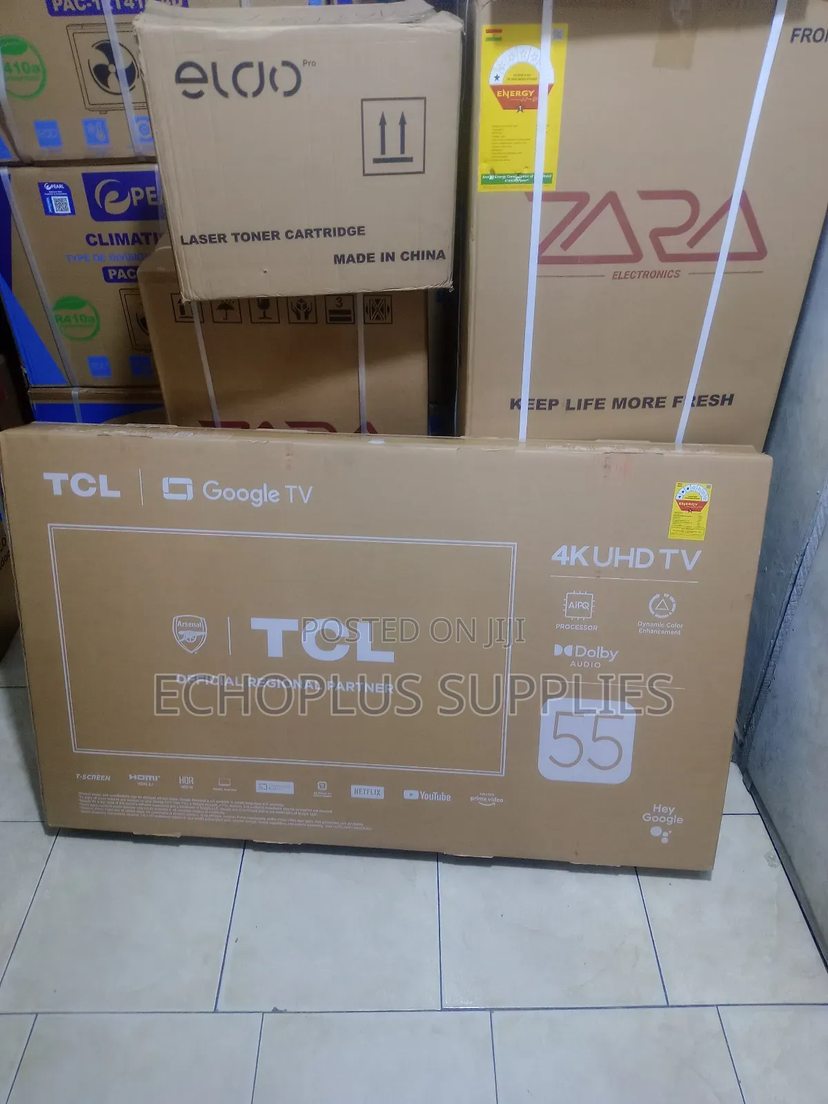 TCL 55" Smart Tv/ 4kuhd Tv/Google Tv in Kumasi Metropolitan - TV & DVD ...
