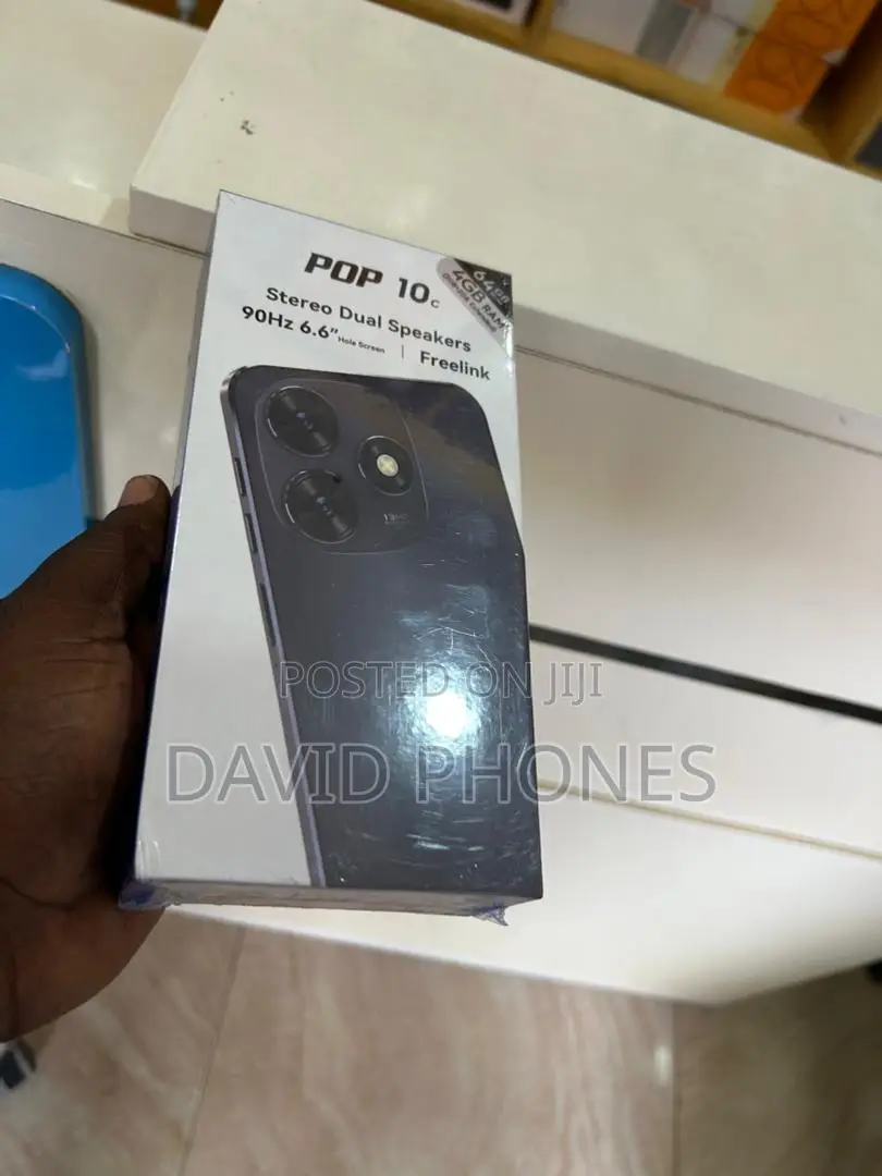 New Tecno Pop 10C 64 GB Black in Accra Metropolitan - Mobile Phones ...