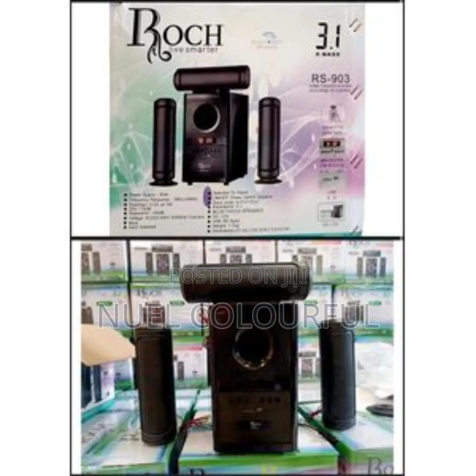 Roch 3.1 Home Theater in Ablekuma - Audio & Music Equipment, Nuel ...