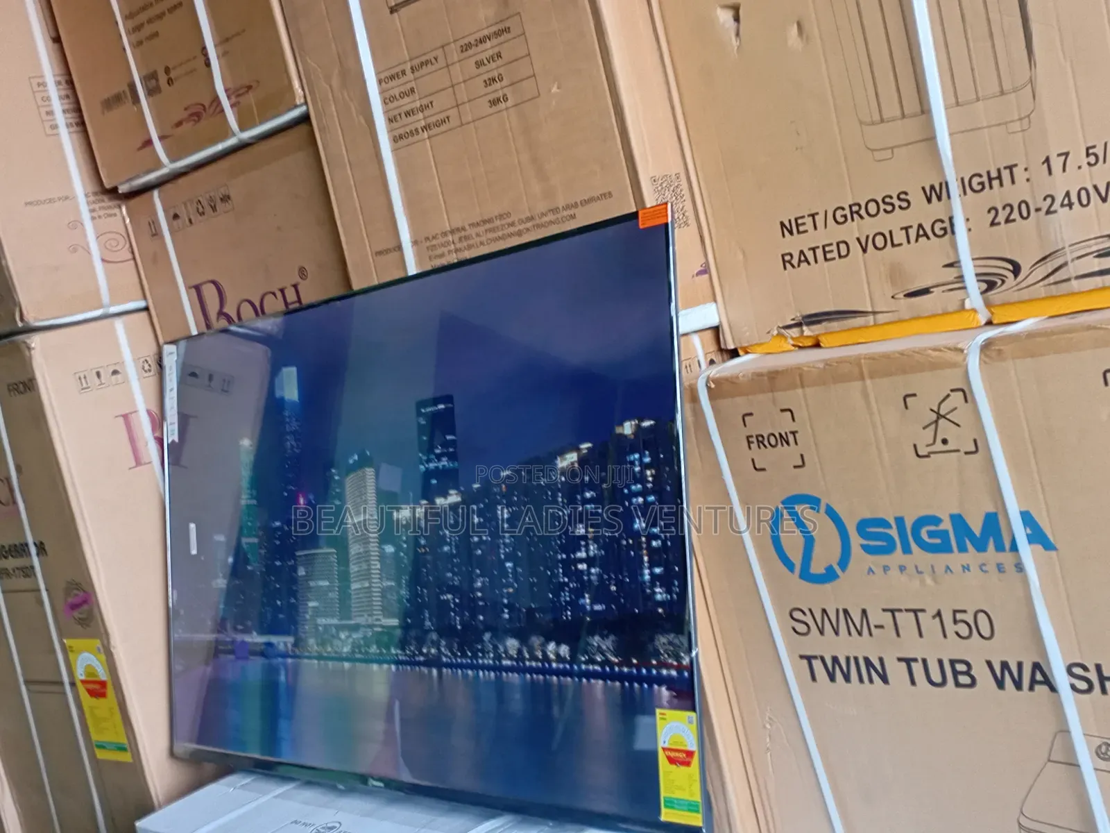 Smart Led Tv With Fast Wi-Fi and Pre-Installed Entertainment App Sigma ...