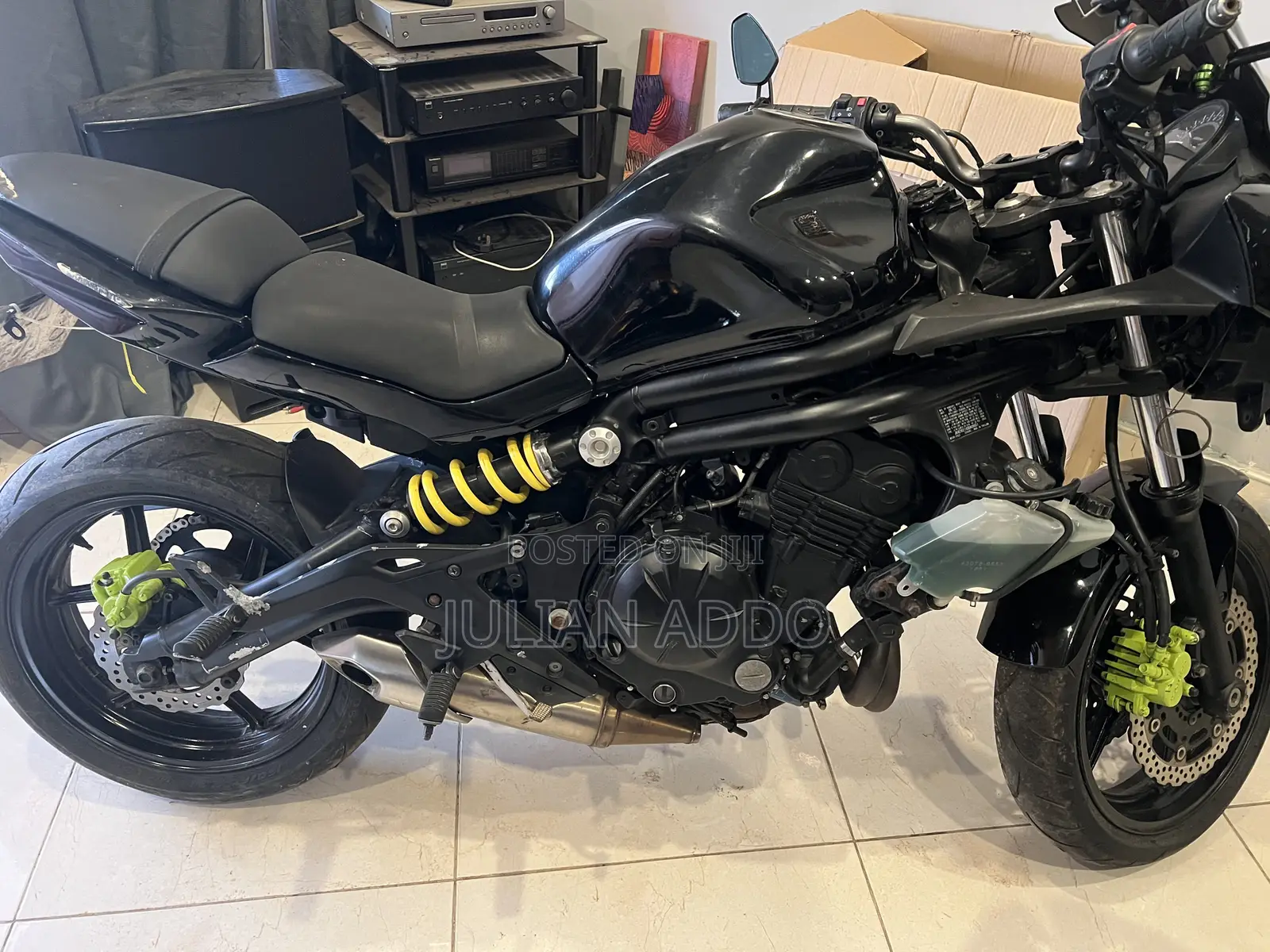 Kawasaki Ninja 650 2013 Black in Spintex - Motorcycles & Scooters, Julian Addo | Jiji.com.gh