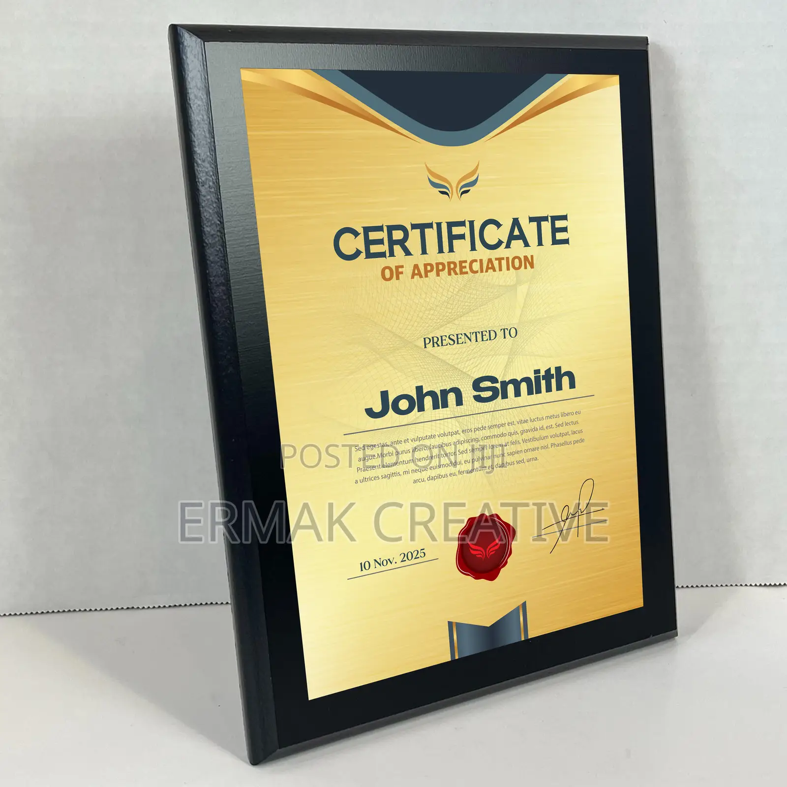 Black Wooden Citation A4 in Accra New Town - Printing Services, Ermak ...