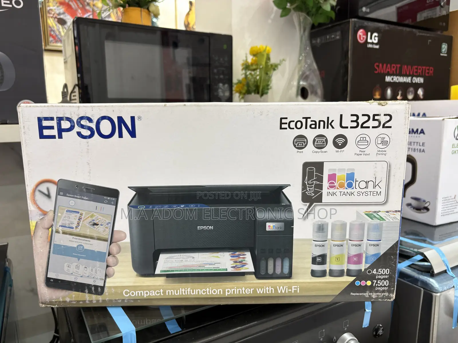 Epson Eco Tank L3252 All in One Printer (Copy Print Scan Wireless) in ...